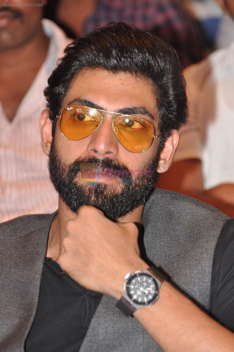 Rana Daggubati at the Music Launch of Rayugu on 12th May 2016 / Rana ...