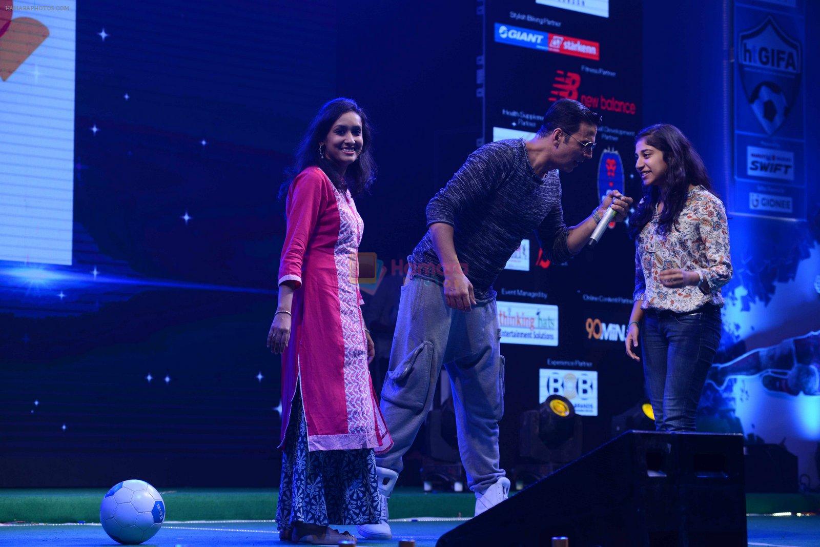 Akshay Kumar at HT GIFA Football event on 24th Sept 2016 / Akshay Kumar ...