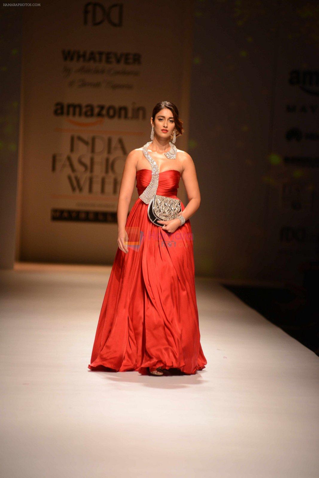 Ileana D'Cruz walks for Abhishek Kankaria and shruti Tapuria at amazon ...