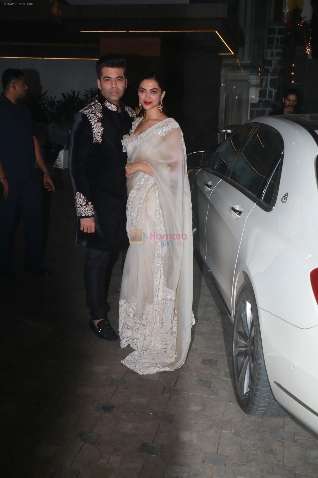 Deepika Padukone at Aamir Khan's Diwali party on 20th Oct 2017 ...