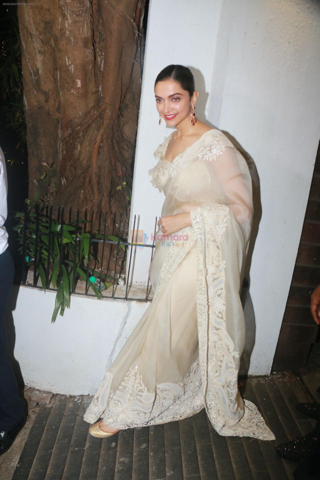 Deepika Padukone at Aamir Khan's Diwali party on 20th Oct 2017 ...