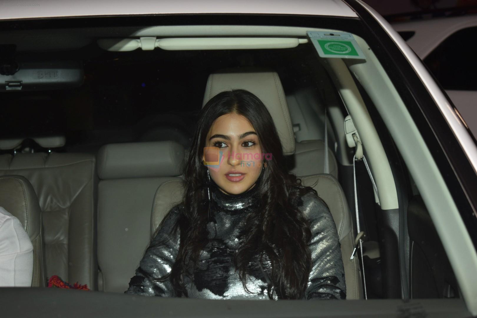 Sara Ali Khan at a party for Ed Sheeran hosted by Farah Khan at her ...