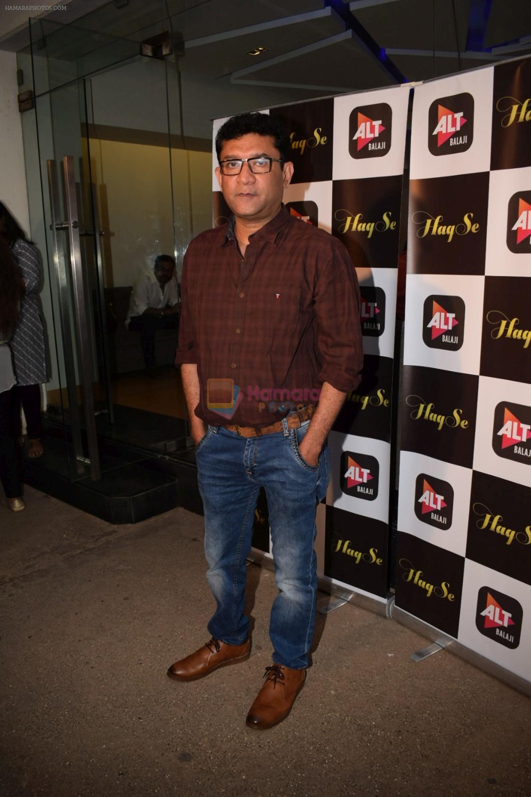 Ken Ghosh at the Special Screening Of Alt's Upcoming Webseries Haq Se ...