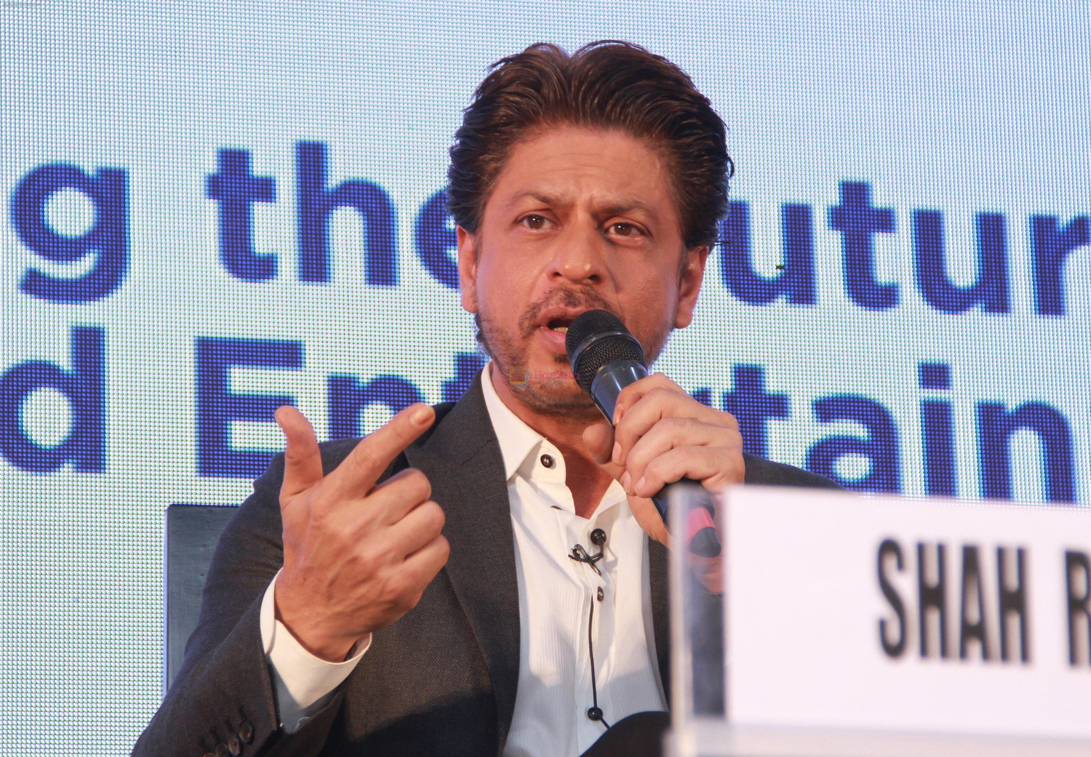Shahrukh Khan attends the Media shaping the future & entertainment in ...