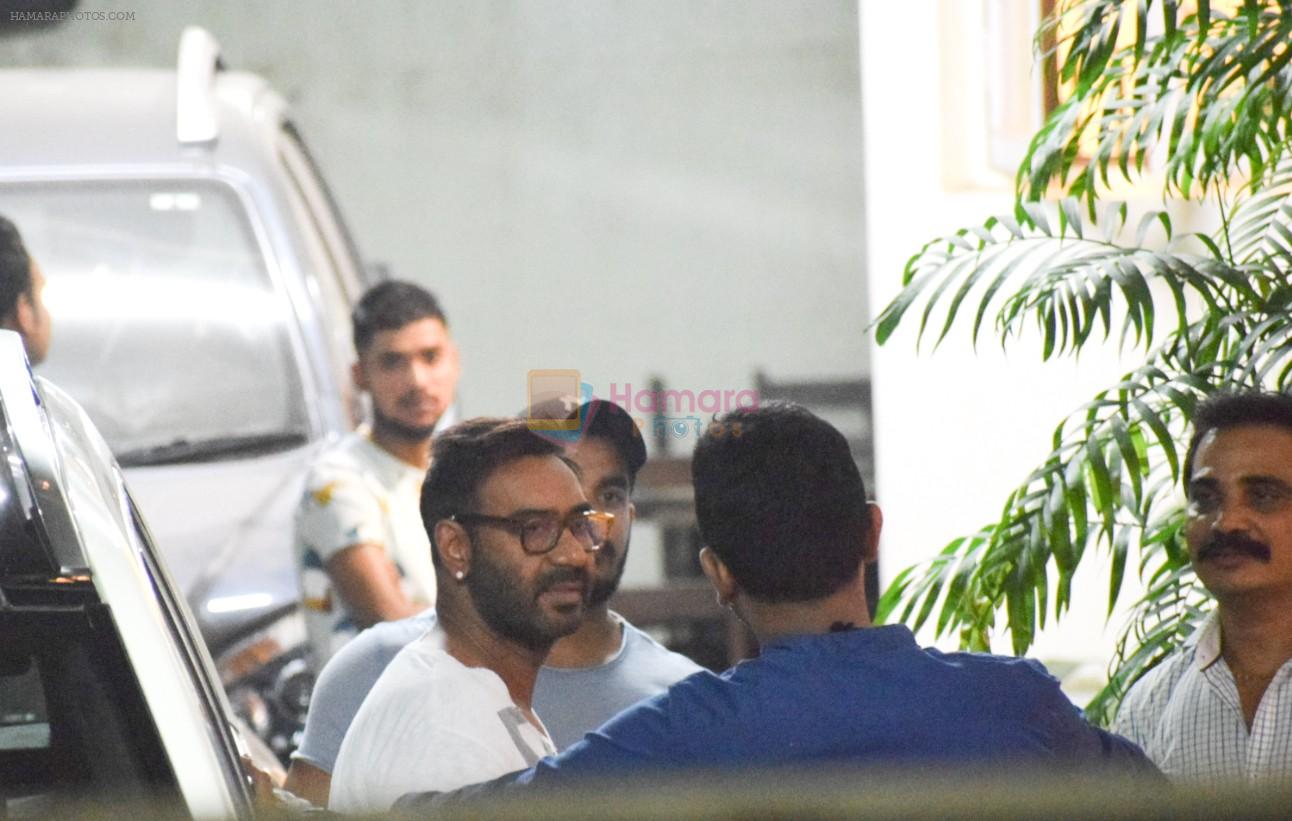 Ajay Devgan at the Screening Of Movie Raid At Sunny Super Sound on 15th ...
