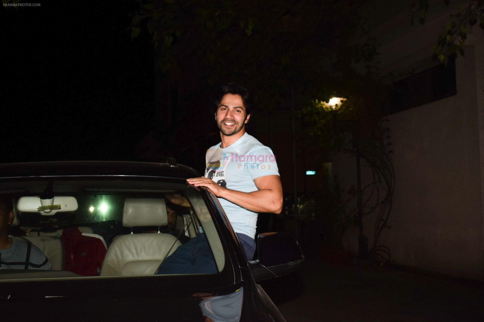Varun Dhawan at the Screening Of Movie October in Yash Raj on 12th ...