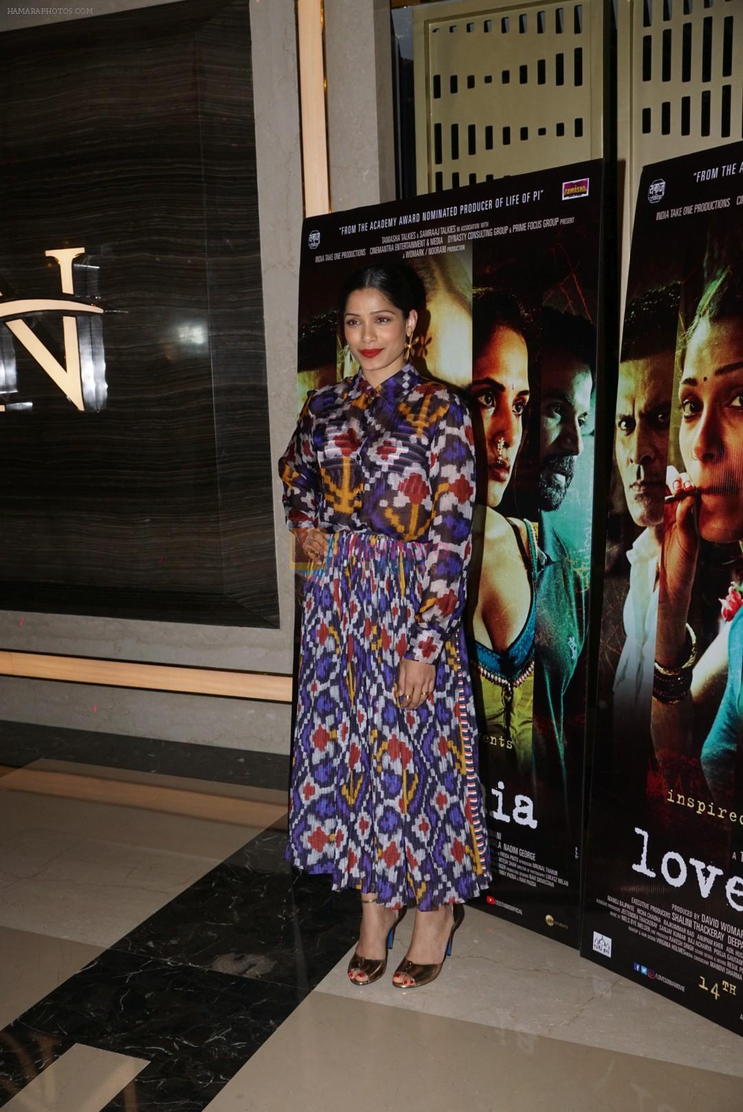 Freida Pinto at the Screening of Love Sonia in pvr icon andheri on 12th ...