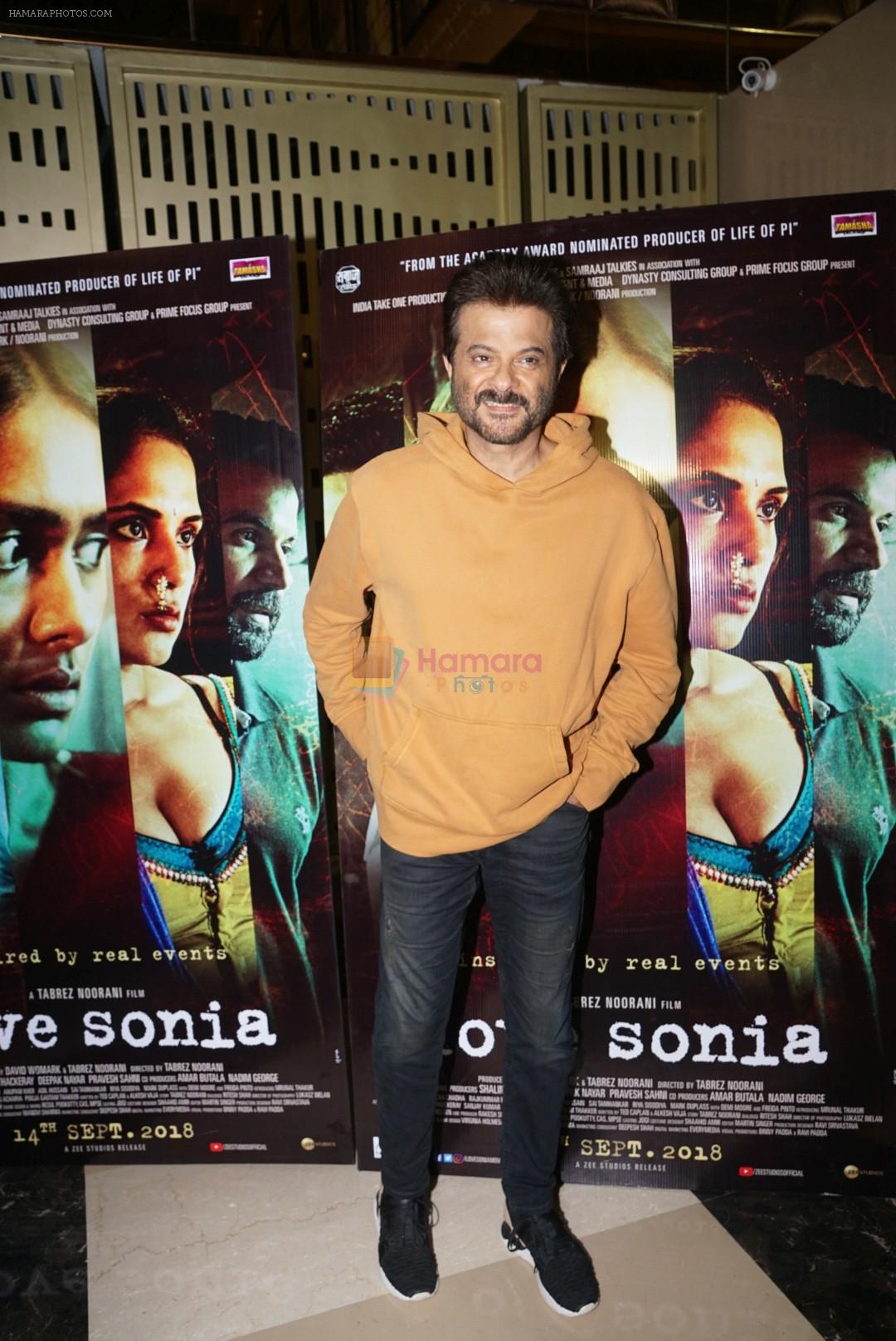 Anil Kapoor at the Screening of Love Sonia in pvr icon andheri on 12th ...