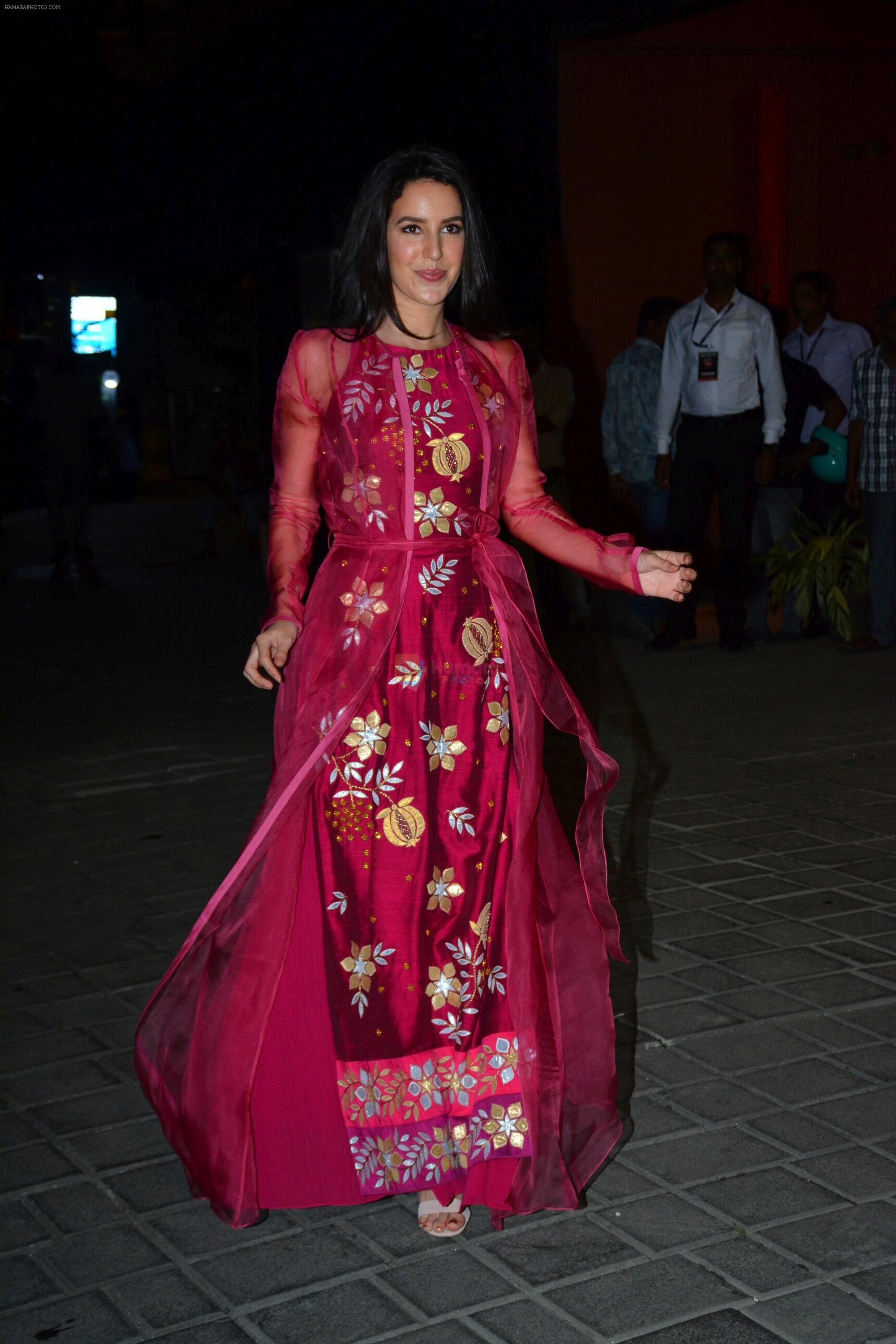 Isabel Kaif at Ganpati celebrations in Arpita Khan's home in khar on ...