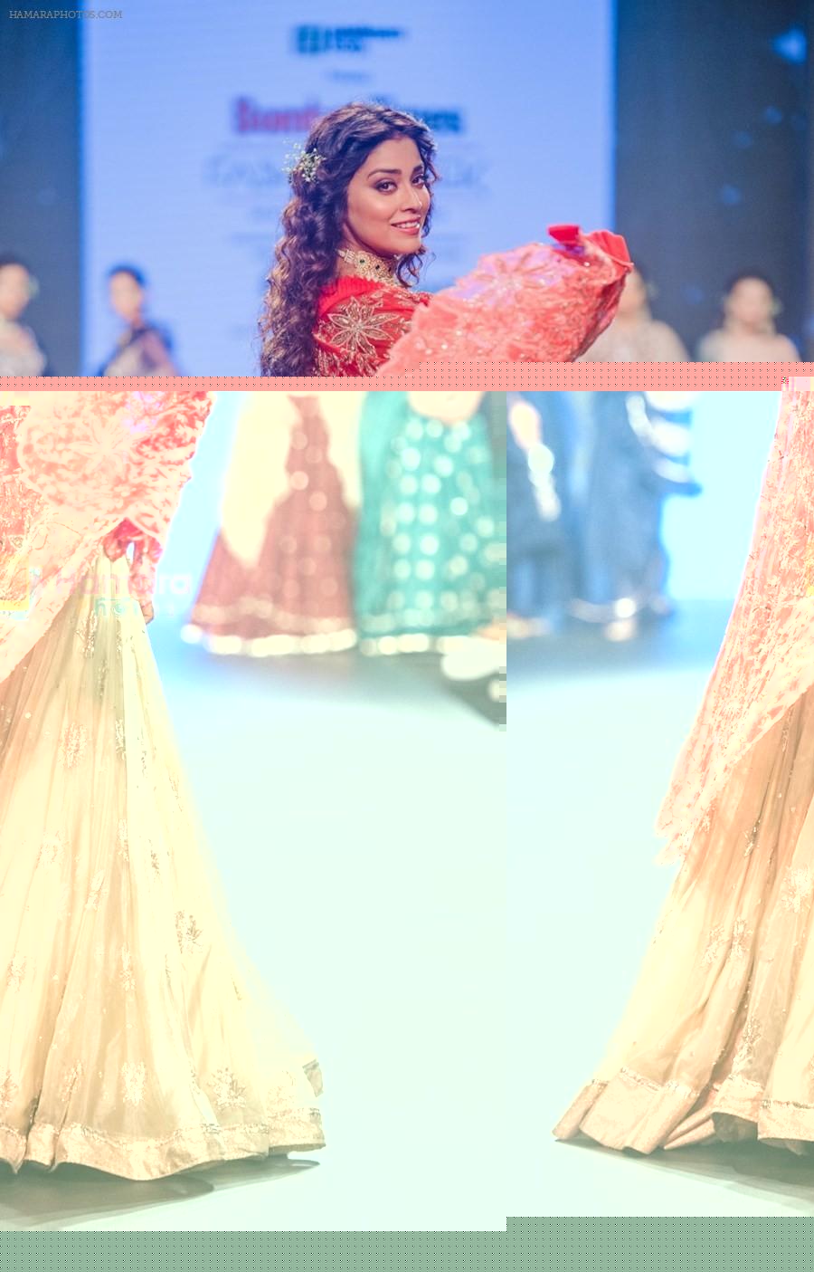 Shriya Saran walk the ramp at Bombay Times Fashion Week (BTFW) 2018 Day ...