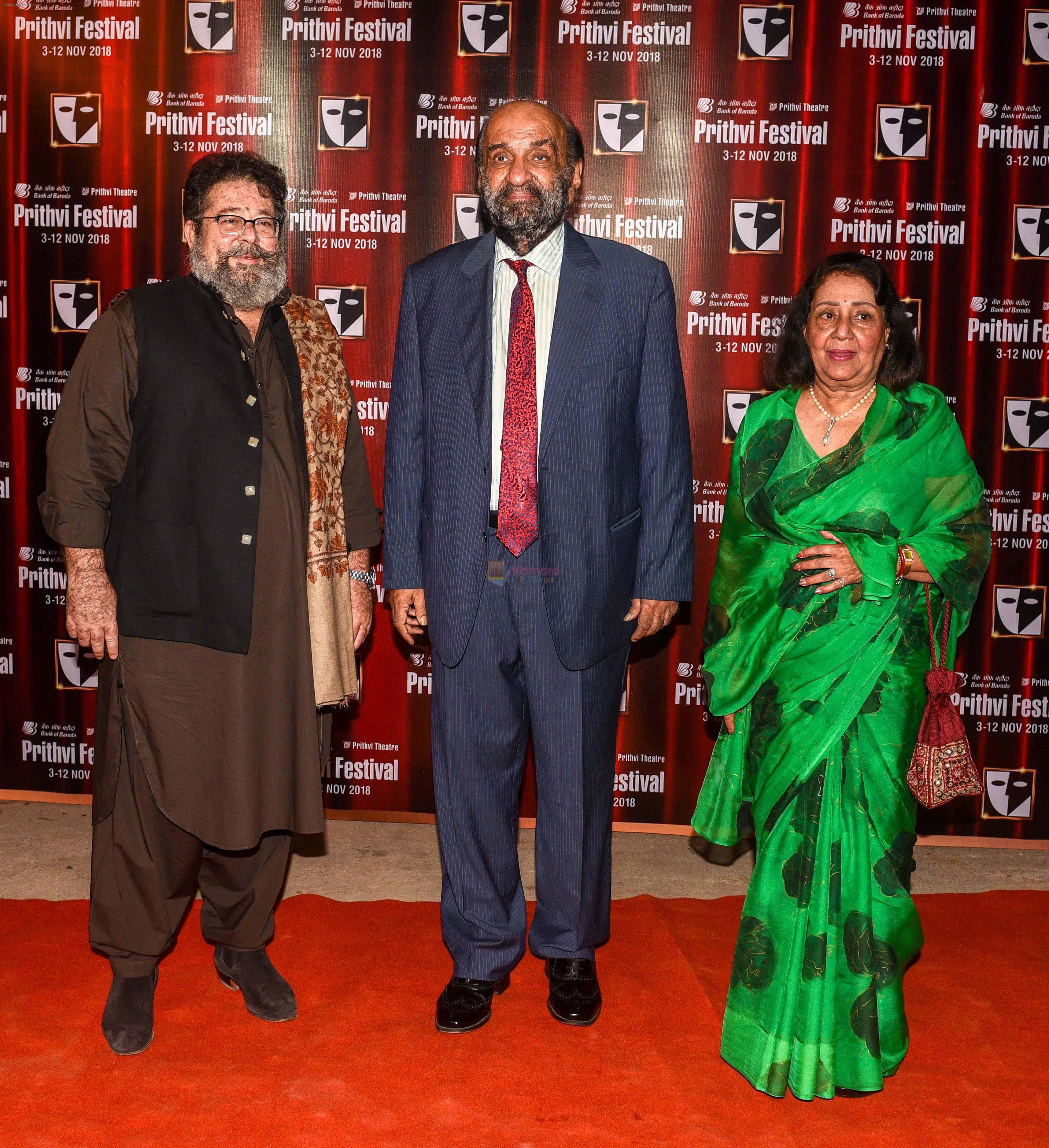 at the inauguration of Mumbai_ iconic Prithivi theatre festival on 4th ...