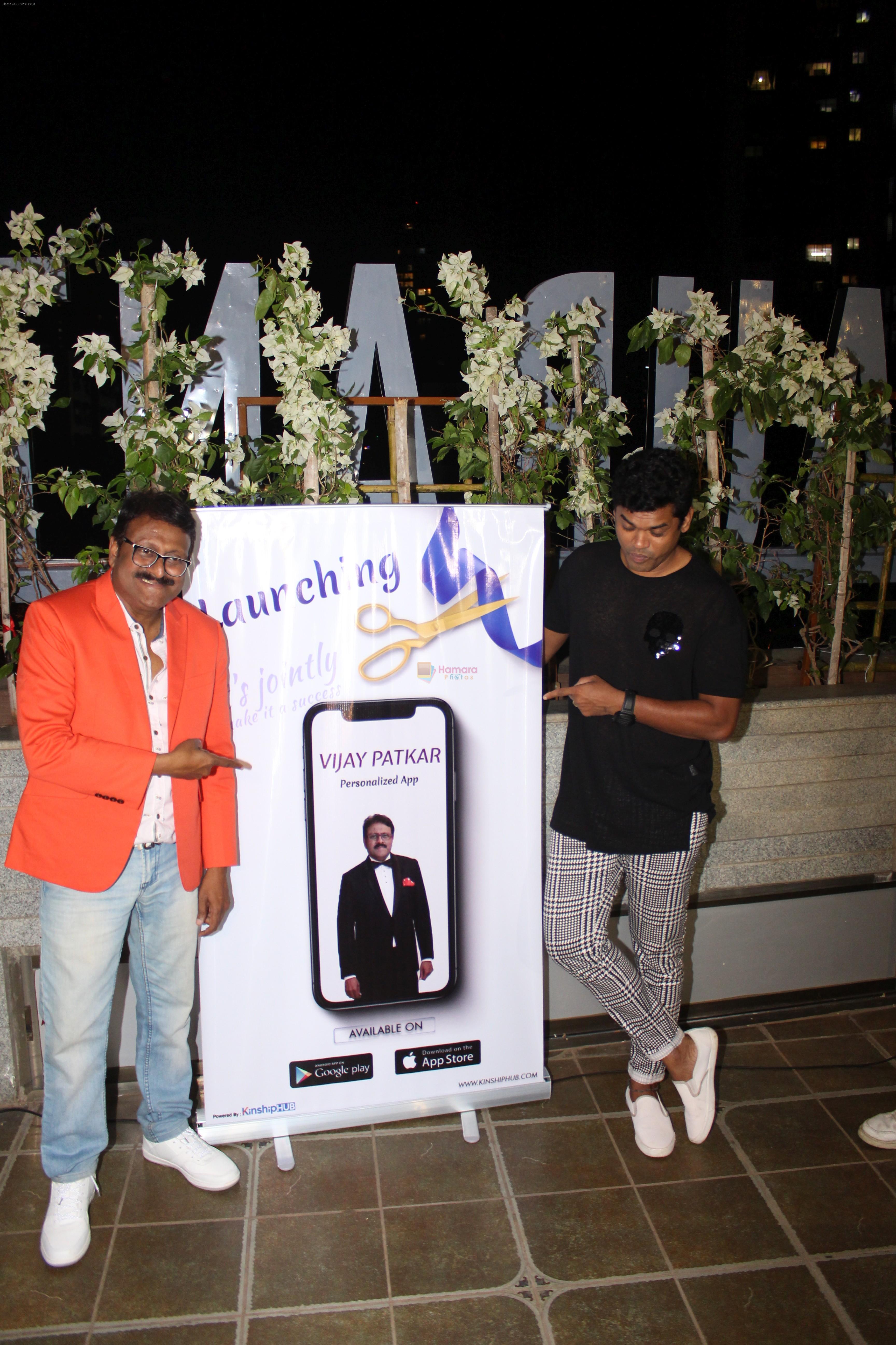 Siddharth Jadhav at the launch of Vijay Patkar Personalised App on 5th ...