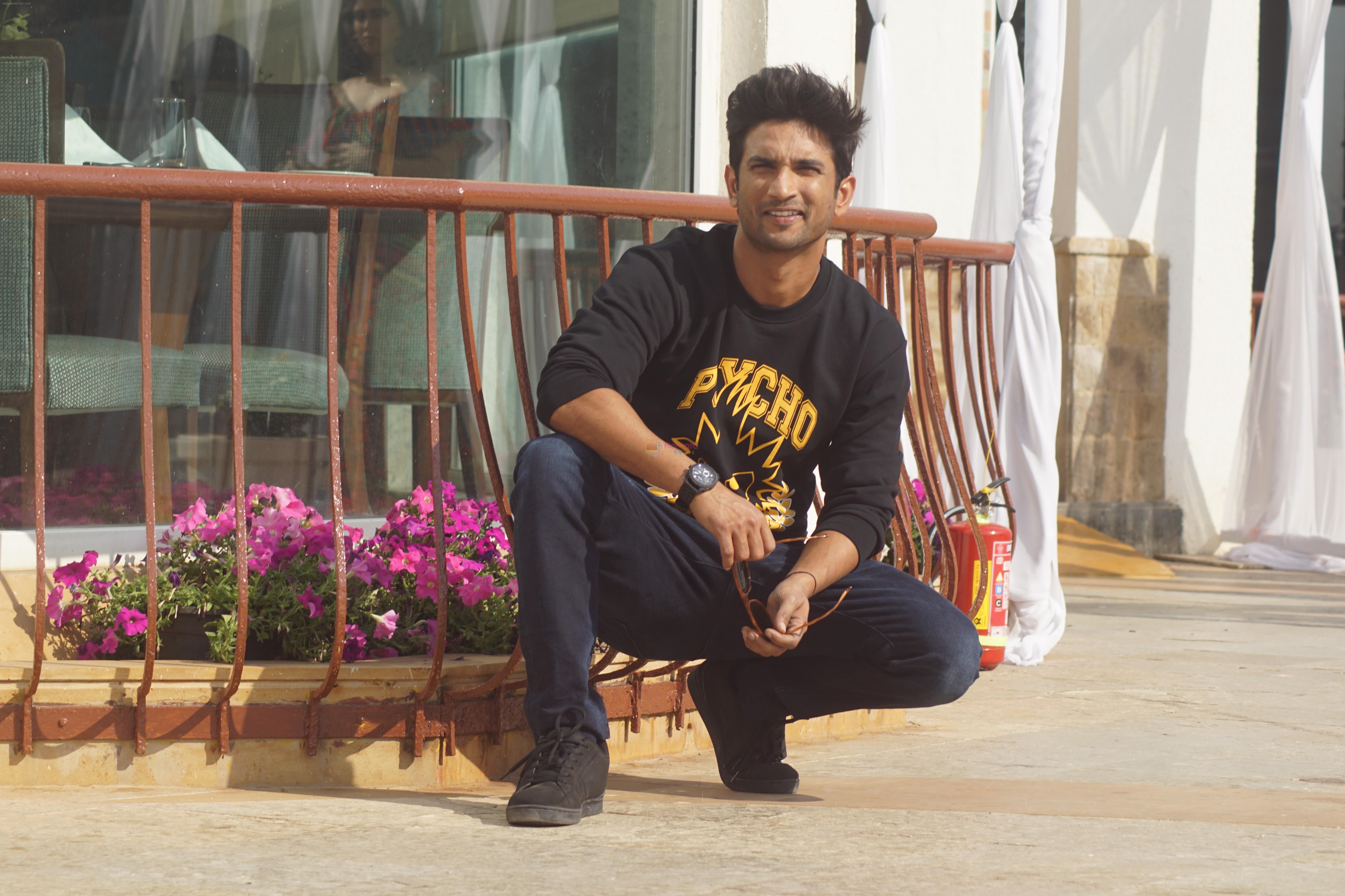 Sushant singh rajput at the promotion of film Sonchiriya on 7th Jan ...