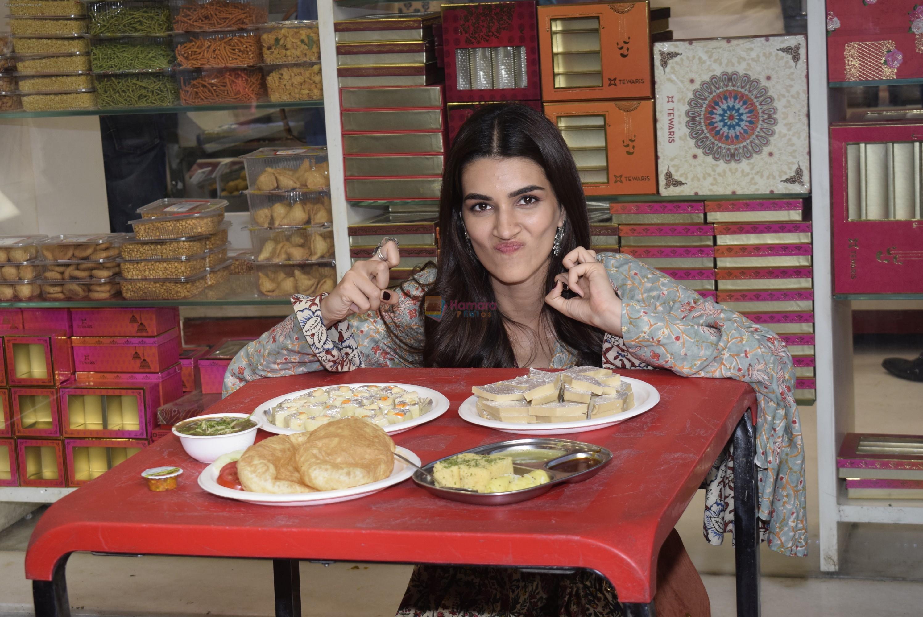 Kriti Sanon at Tewari Sweets to celebrate the success of film Luka ...