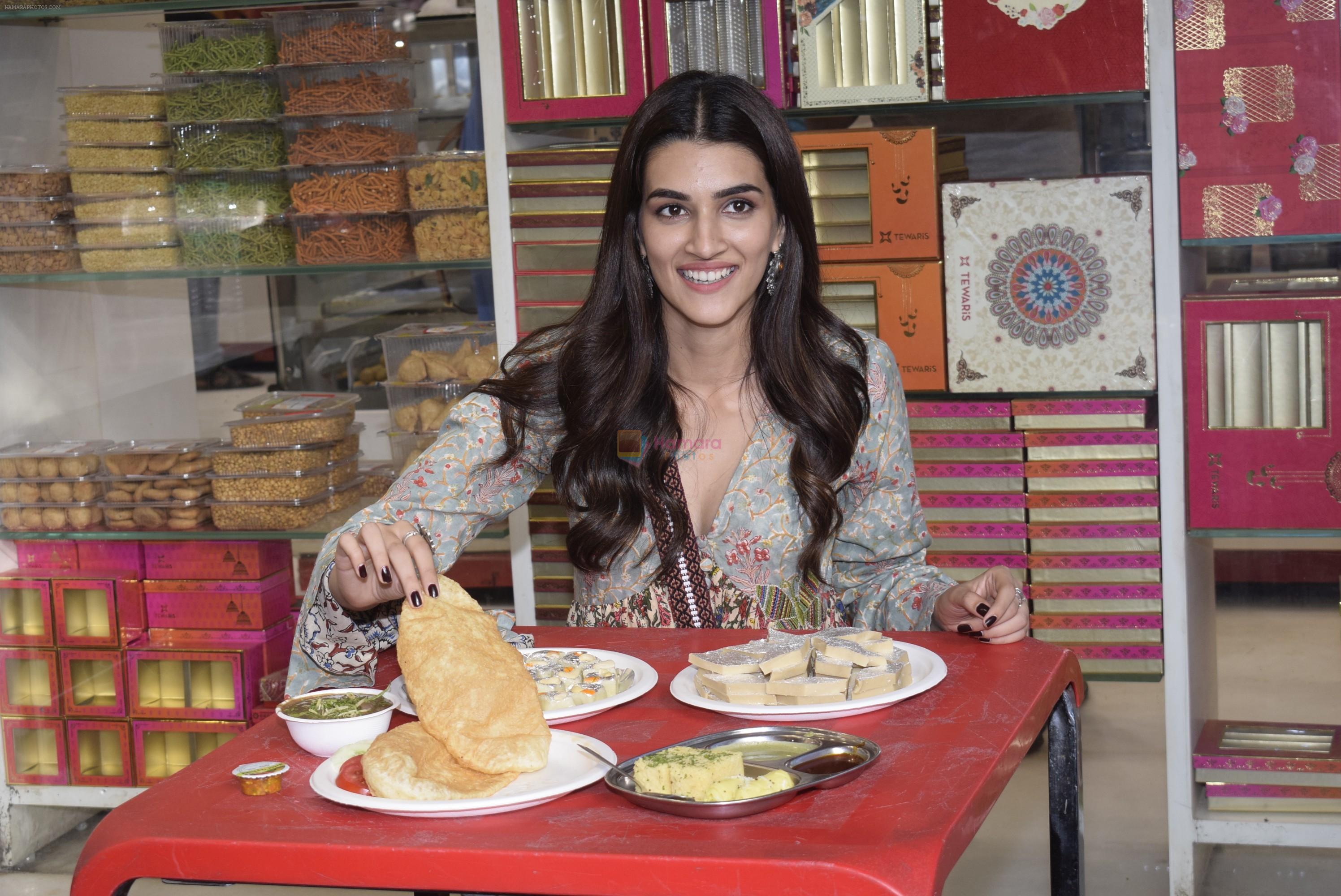 Kriti Sanon at Tewari Sweets to celebrate the success of film Luka ...
