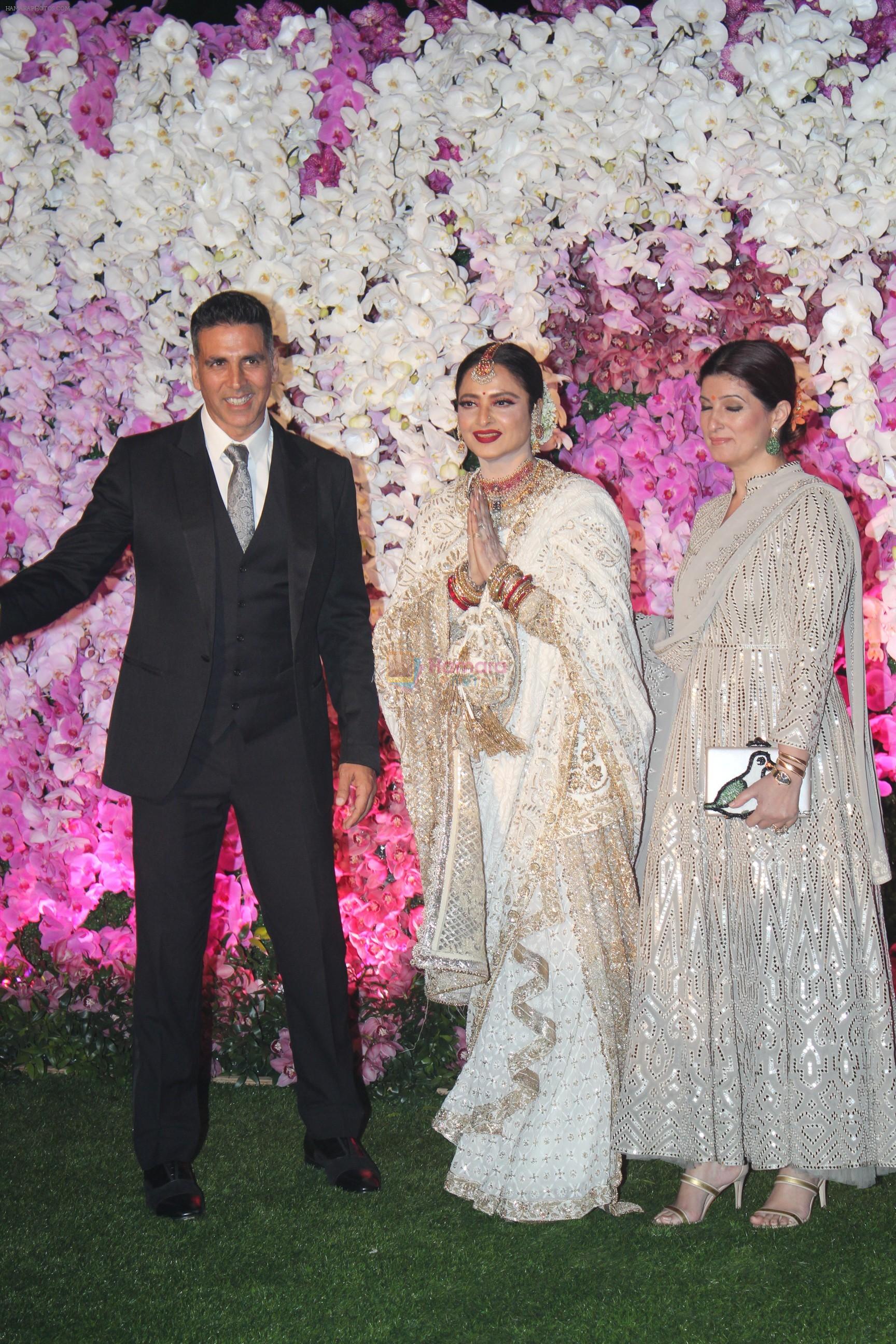 Akshay Kumar at Akash Ambani & Shloka Mehta wedding in Jio World Centre ...