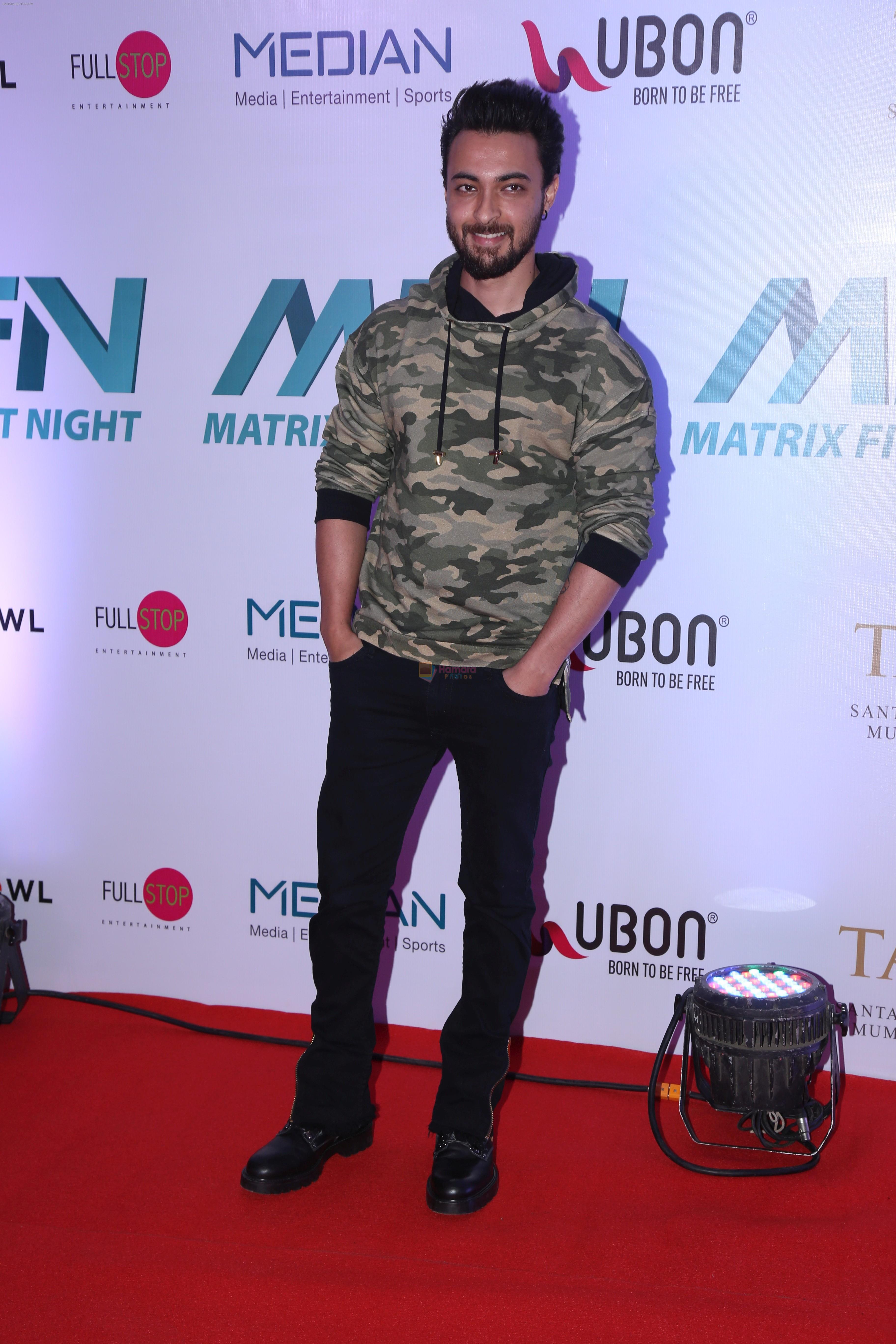 Aayush Sharma at the Launch of Matrix Fight Night by Tiger & Krishna ...