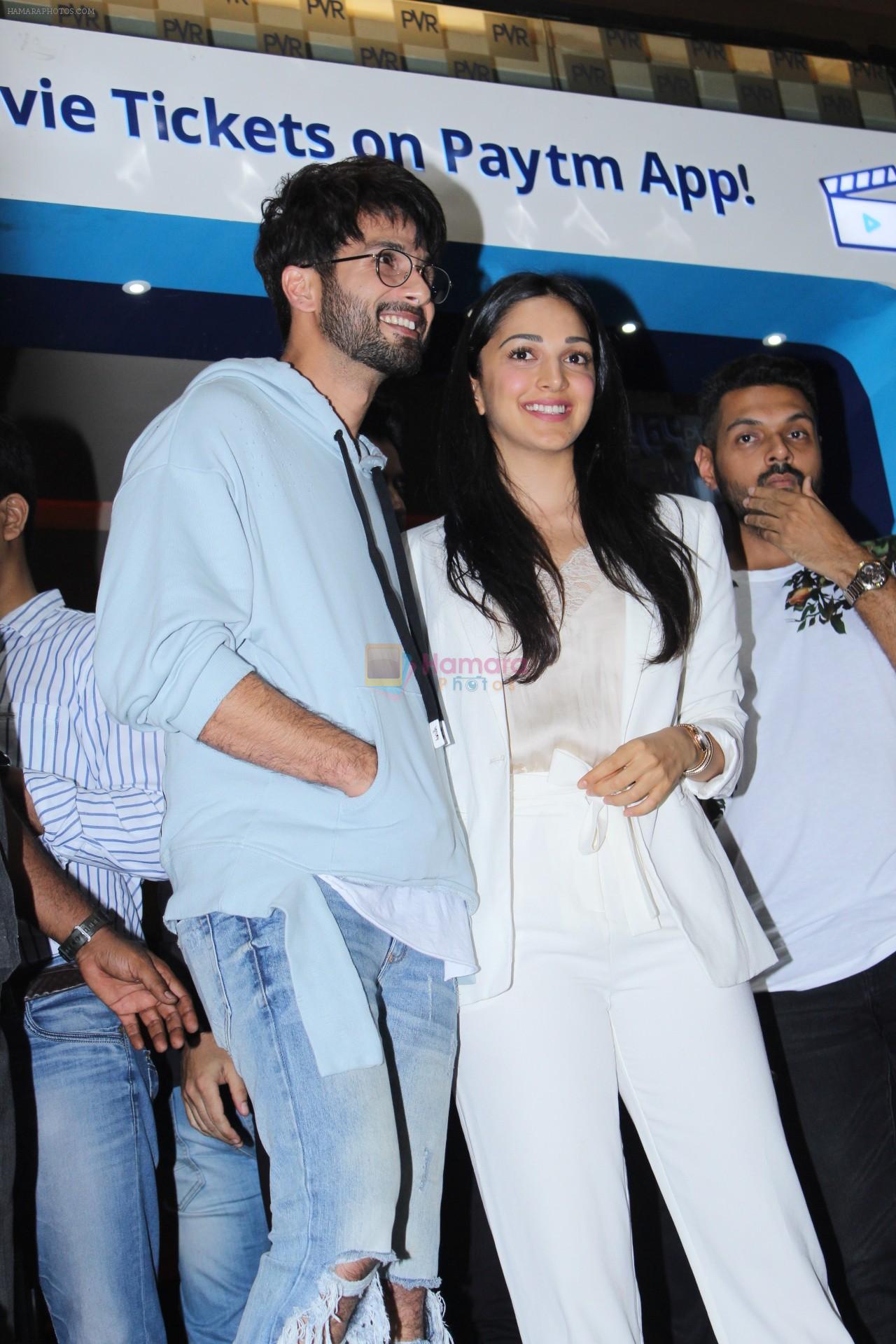 Kiara Advani,Shahid Kapoor at Kabir Singh screening in pvr icon ...