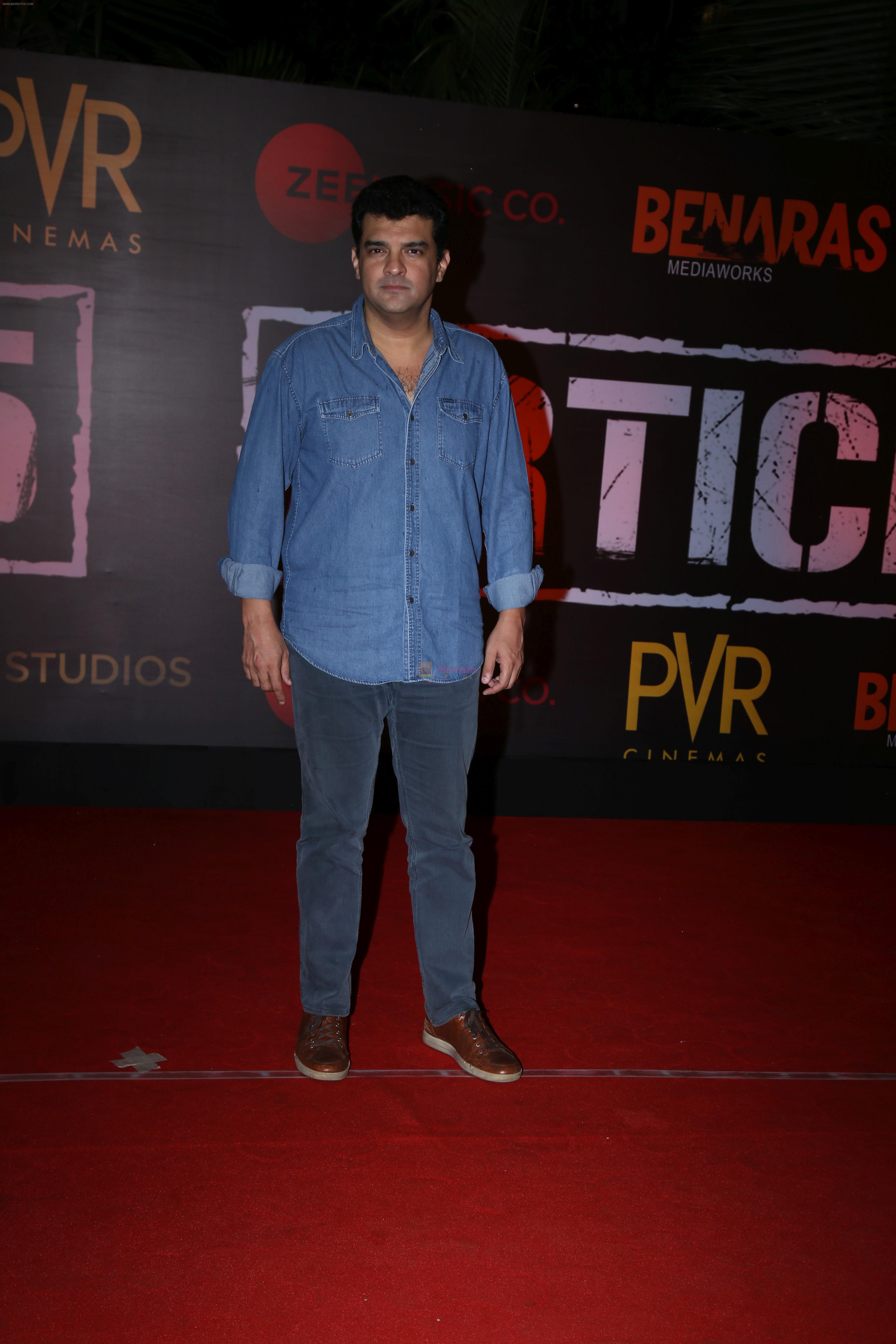 Siddharth Roy Kapoor at the Screening of film Article 15 in pvr icon ...