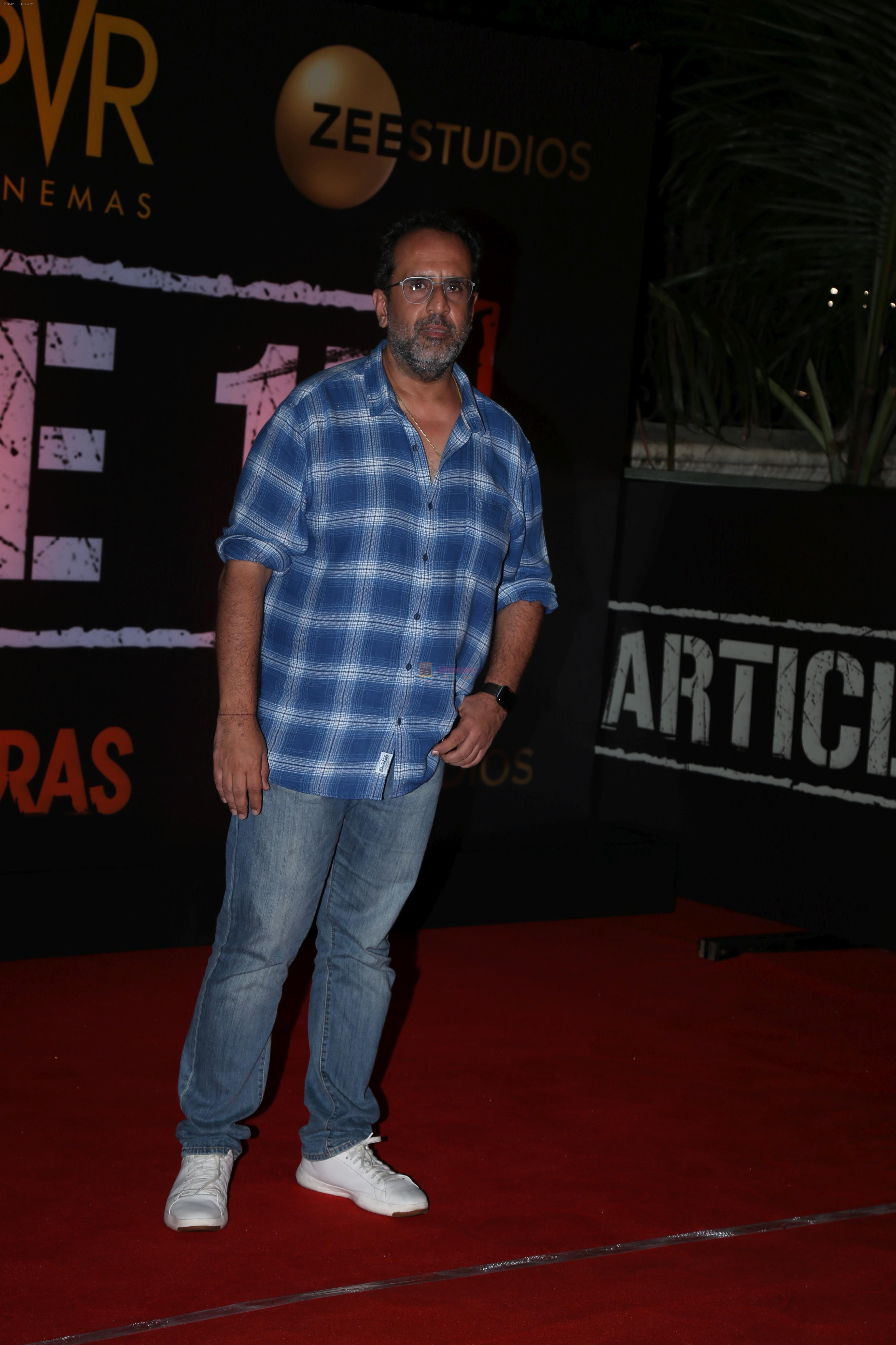 Anand L Rai at the Screening of film Article 15 in pvr icon, andheri on ...