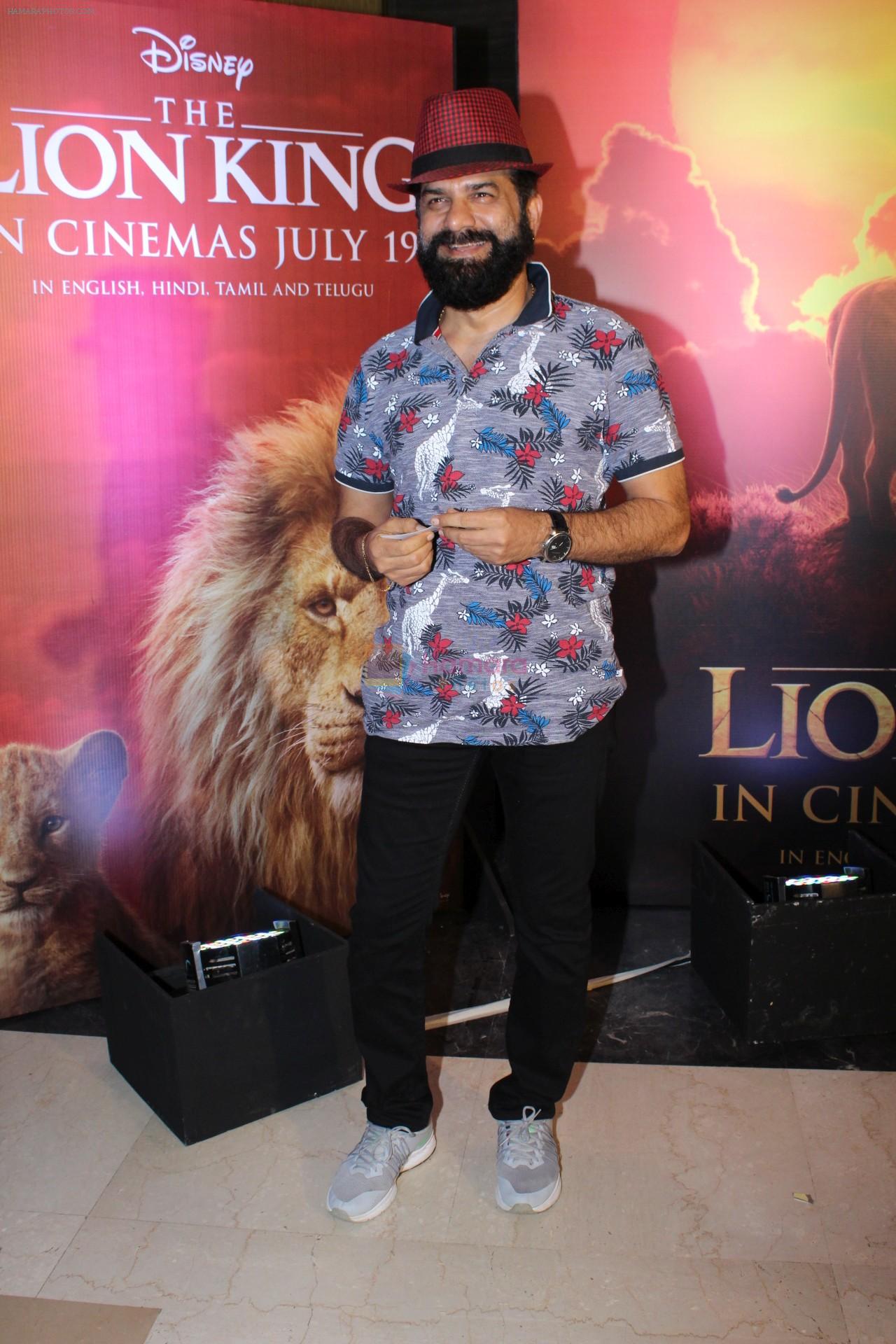 Jamnadas Majethia at the Special screening of film The Lion King on ...