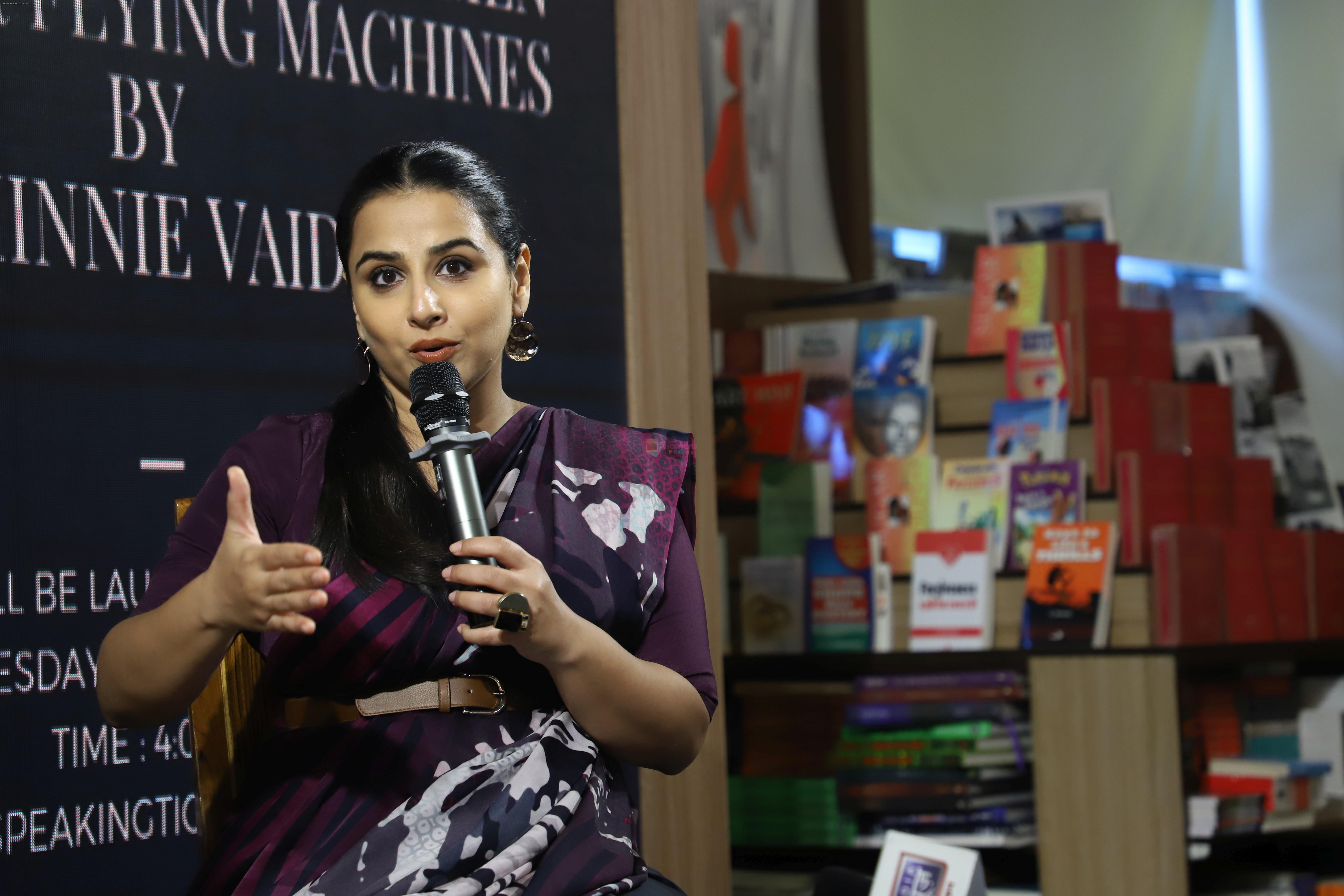 Vidya Balan at the Launch Of Minnie Vaid Book Those Magnificent Women ...