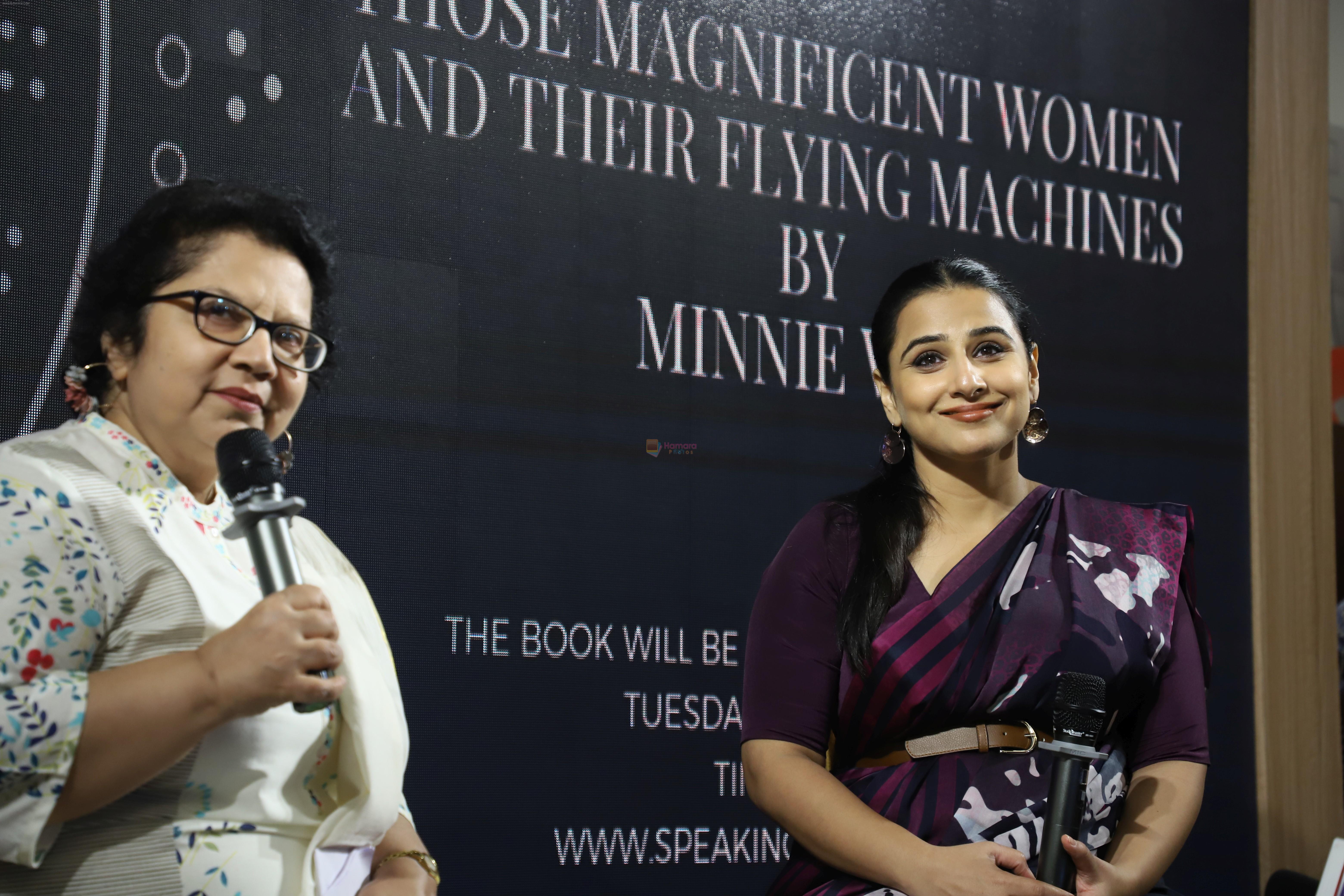 Vidya Balan at the Launch Of Minnie Vaid Book Those Magnificent Women ...