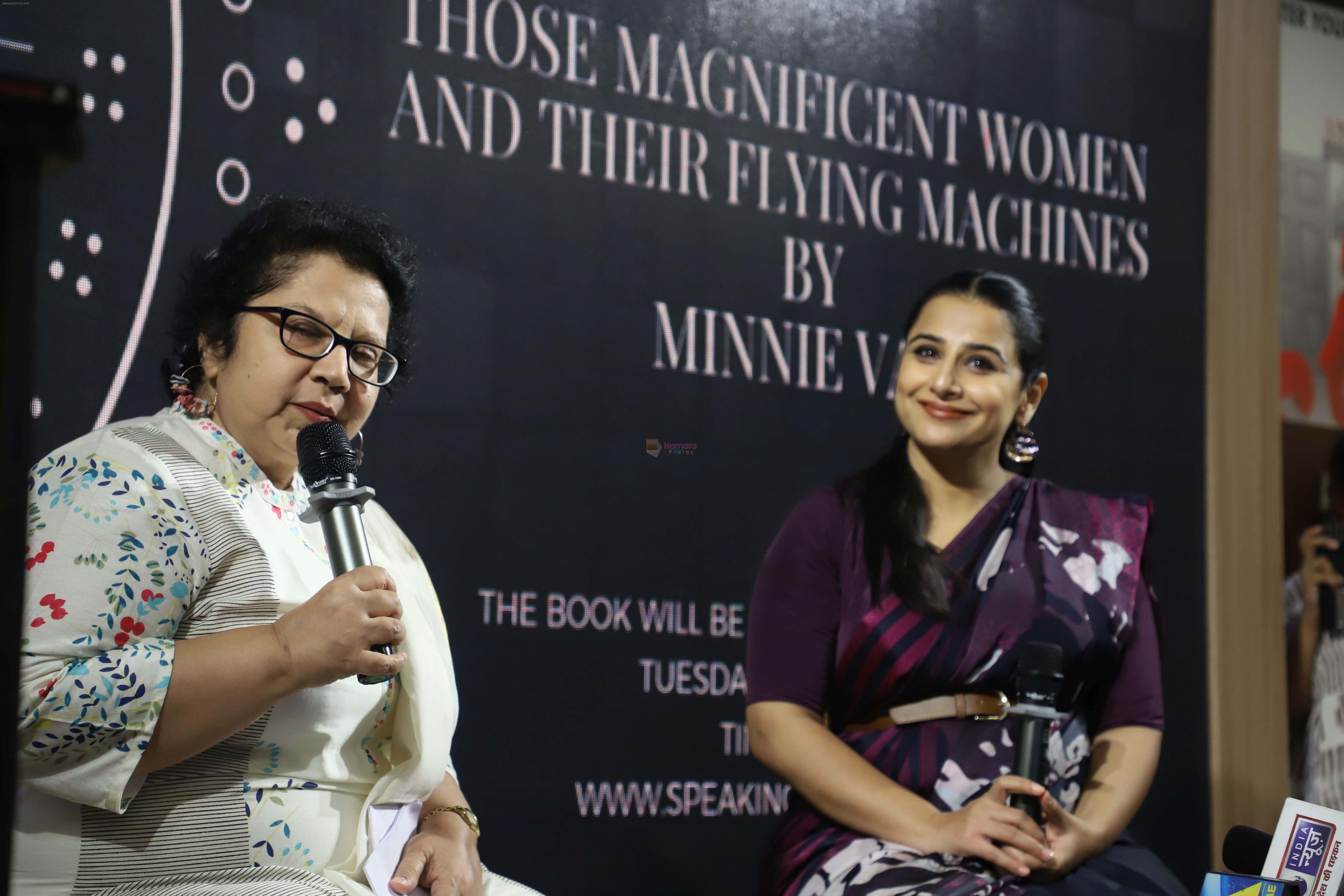 Vidya Balan at the Launch Of Minnie Vaid Book Those Magnificent Women ...