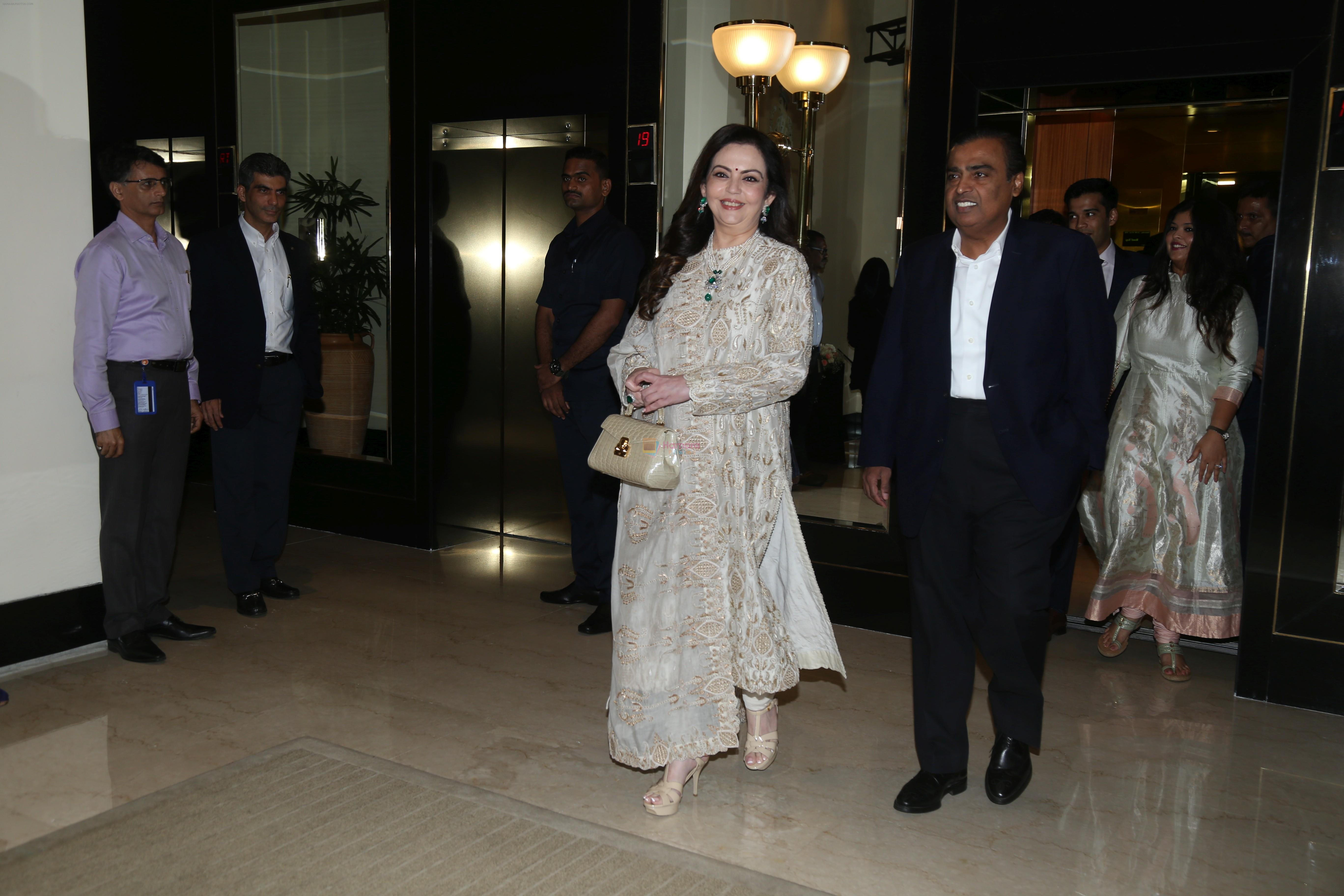 Mukesh & Nita Ambani at the book launch of Dr Vijay Haribhakti at ...