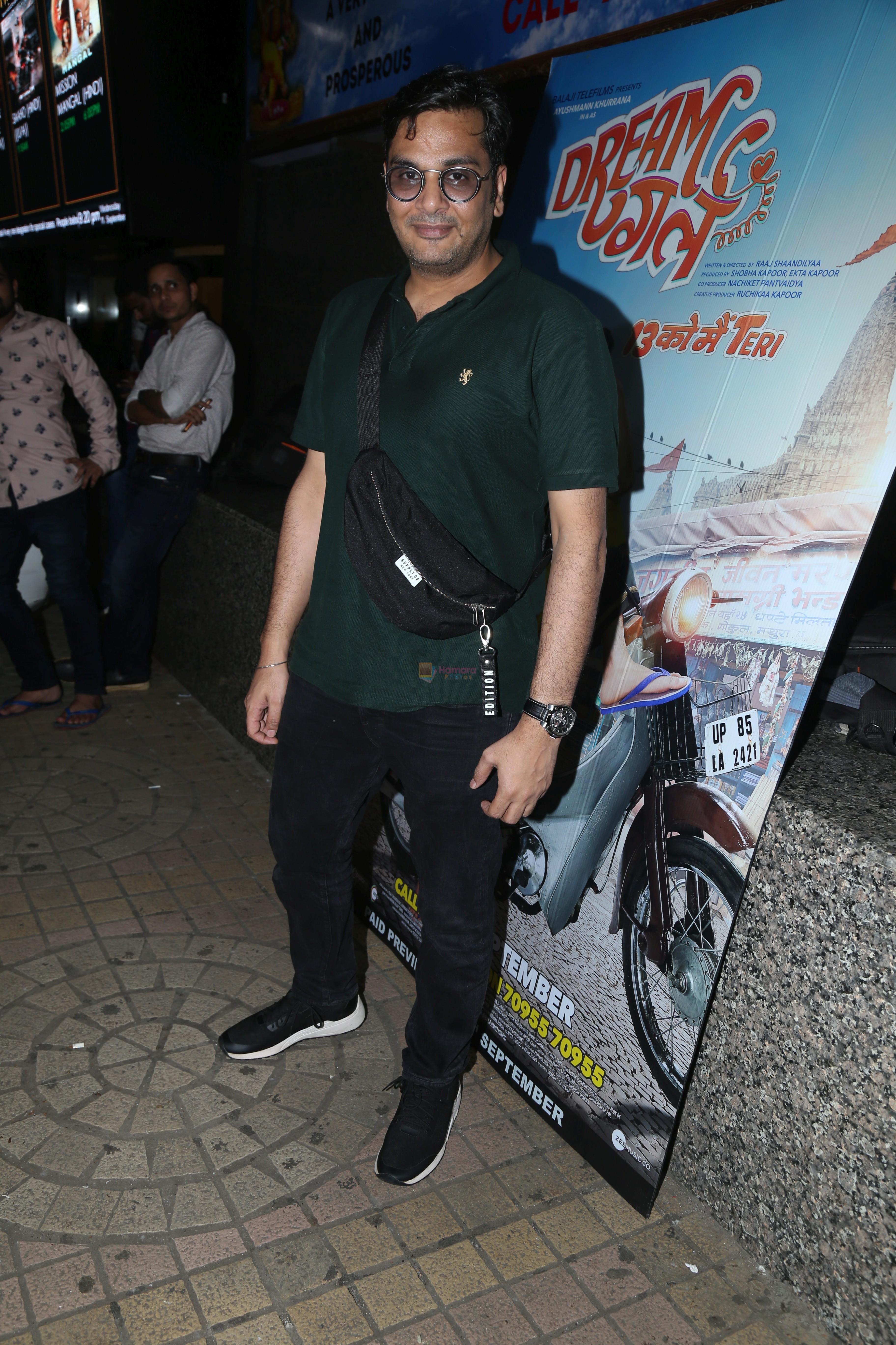 at the Screening of film Dream Girl at pvr ecx in andheri on 12th Sept ...