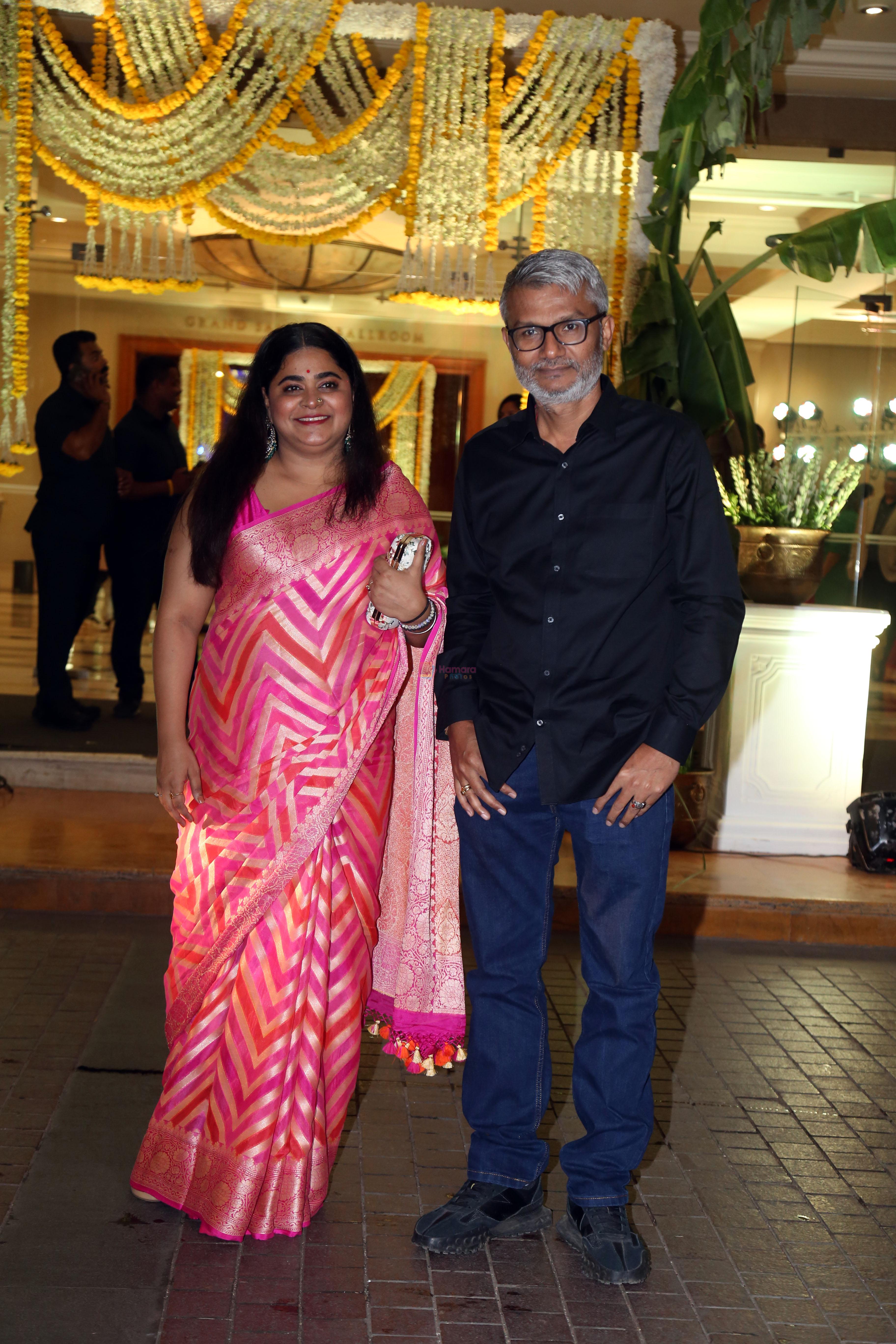 Nitesh Tiwari with wife Ashwiny Iyer Tiwari at Madhu Mantena and Ira ...