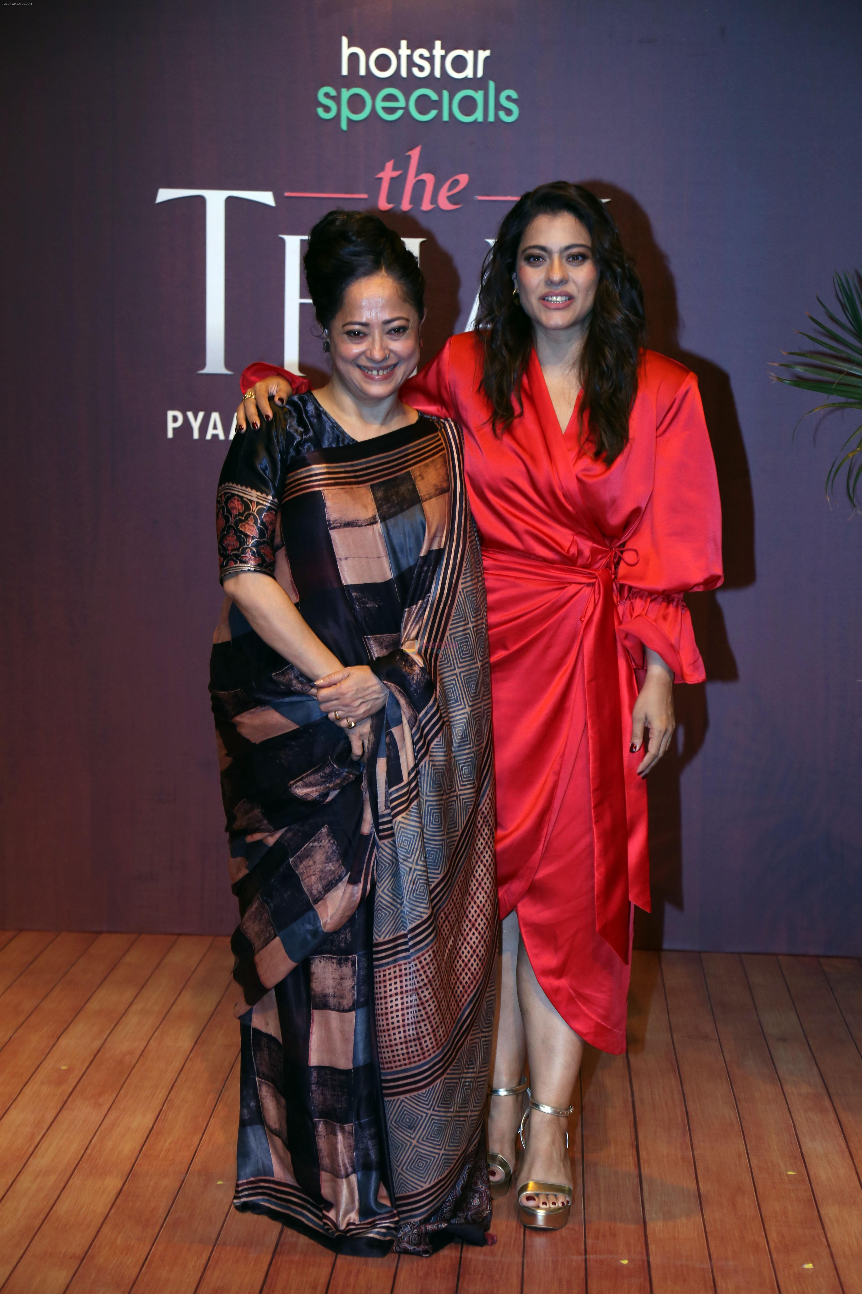 Sheeba Chaddha and Kajol at the Trailer Launch of Web Series The Trial ...