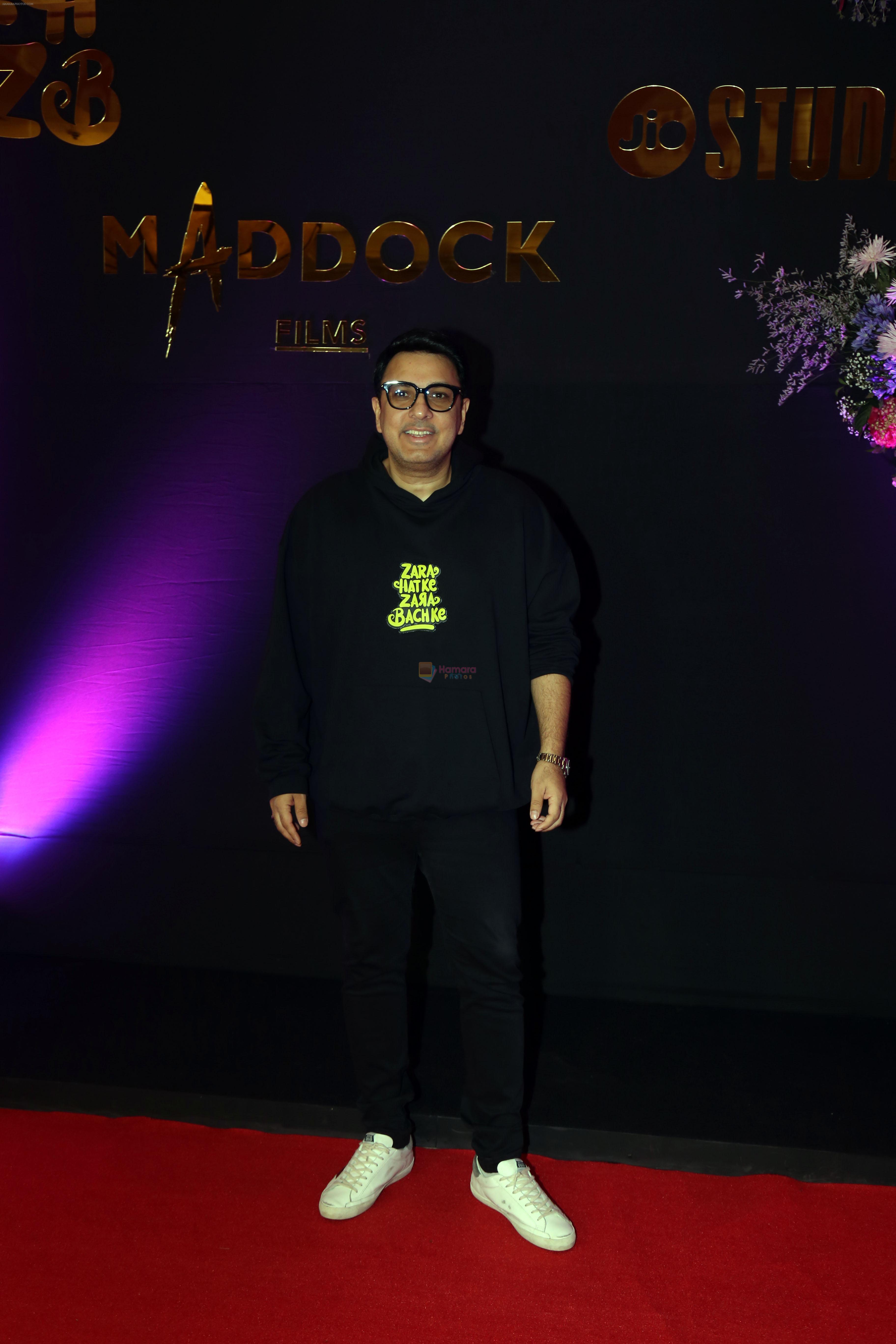 Dinesh Vijan at The Success Party of Film Zara Hatke Zara Bachke on 12 ...