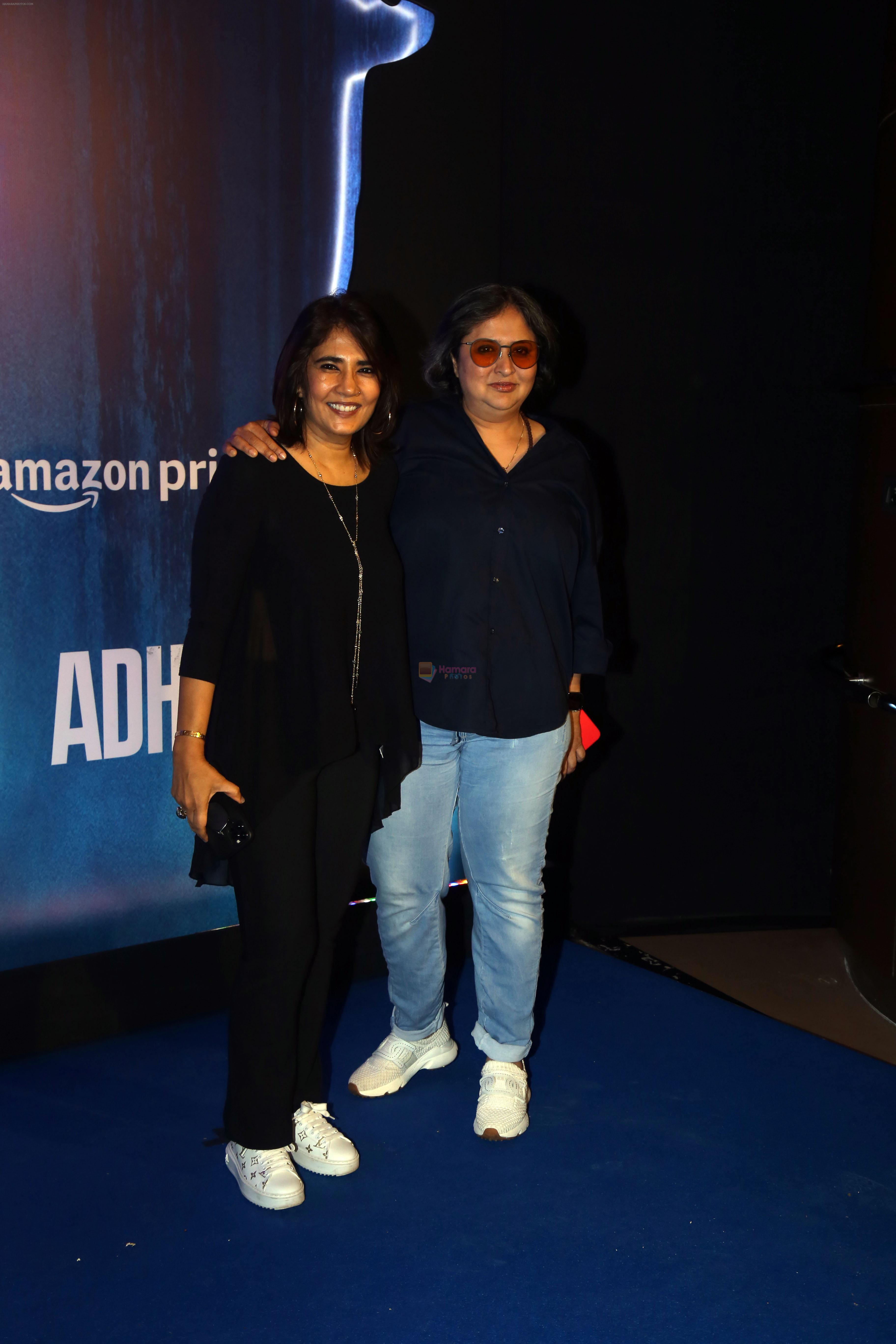 Madhu Bhojwani, Monisha Advani at the Screening of Horror Series Adhura ...
