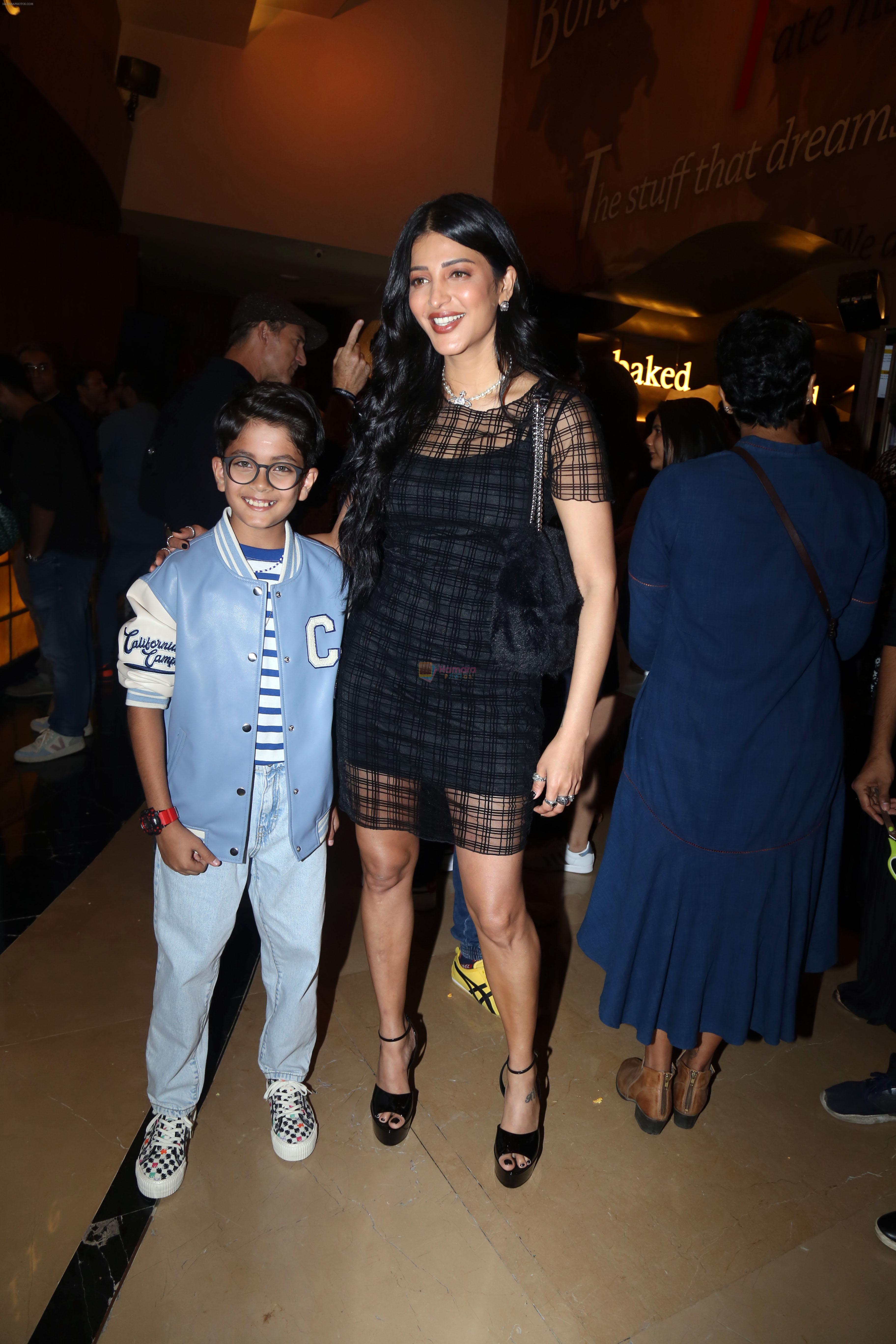 Shrenik Arora, Shruti Haasan at the Screening of Horror Series Adhura ...