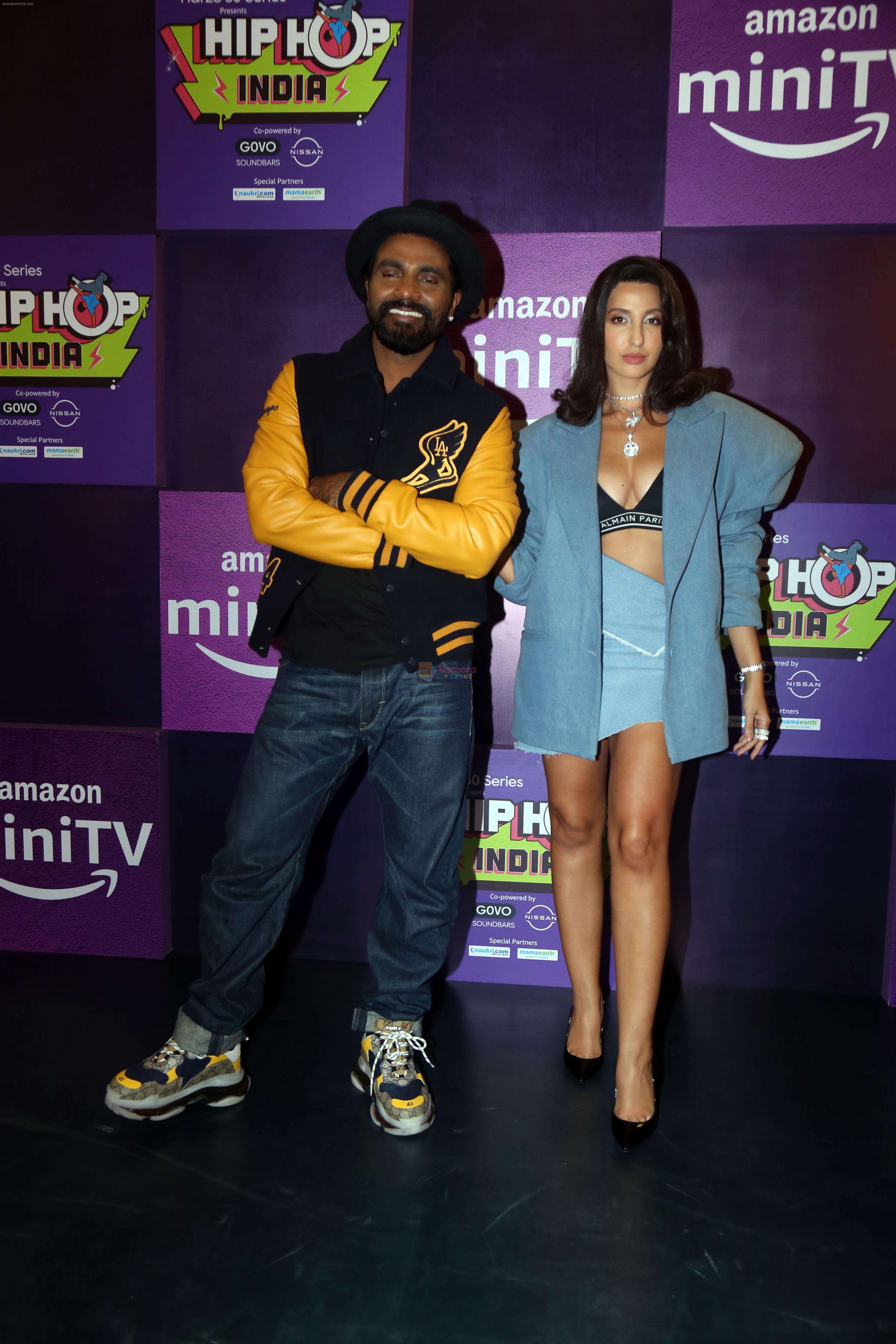 Nora Fatehi, Remo D'souza promoting Reality Dance Show Hip Hop India at ...