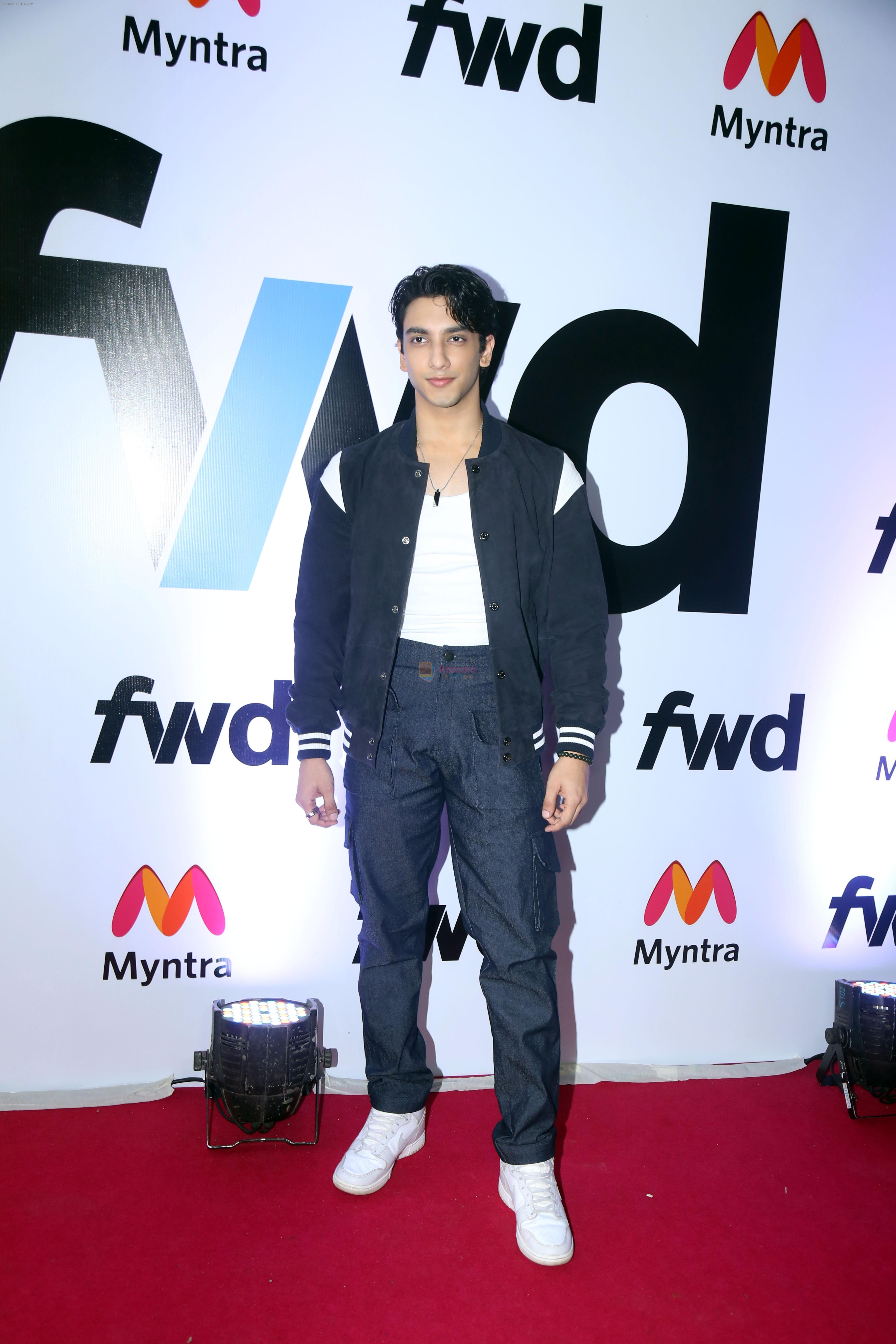 Vedang Raina on the Pink Carpet of The Myntra Coolest Evening with the ...