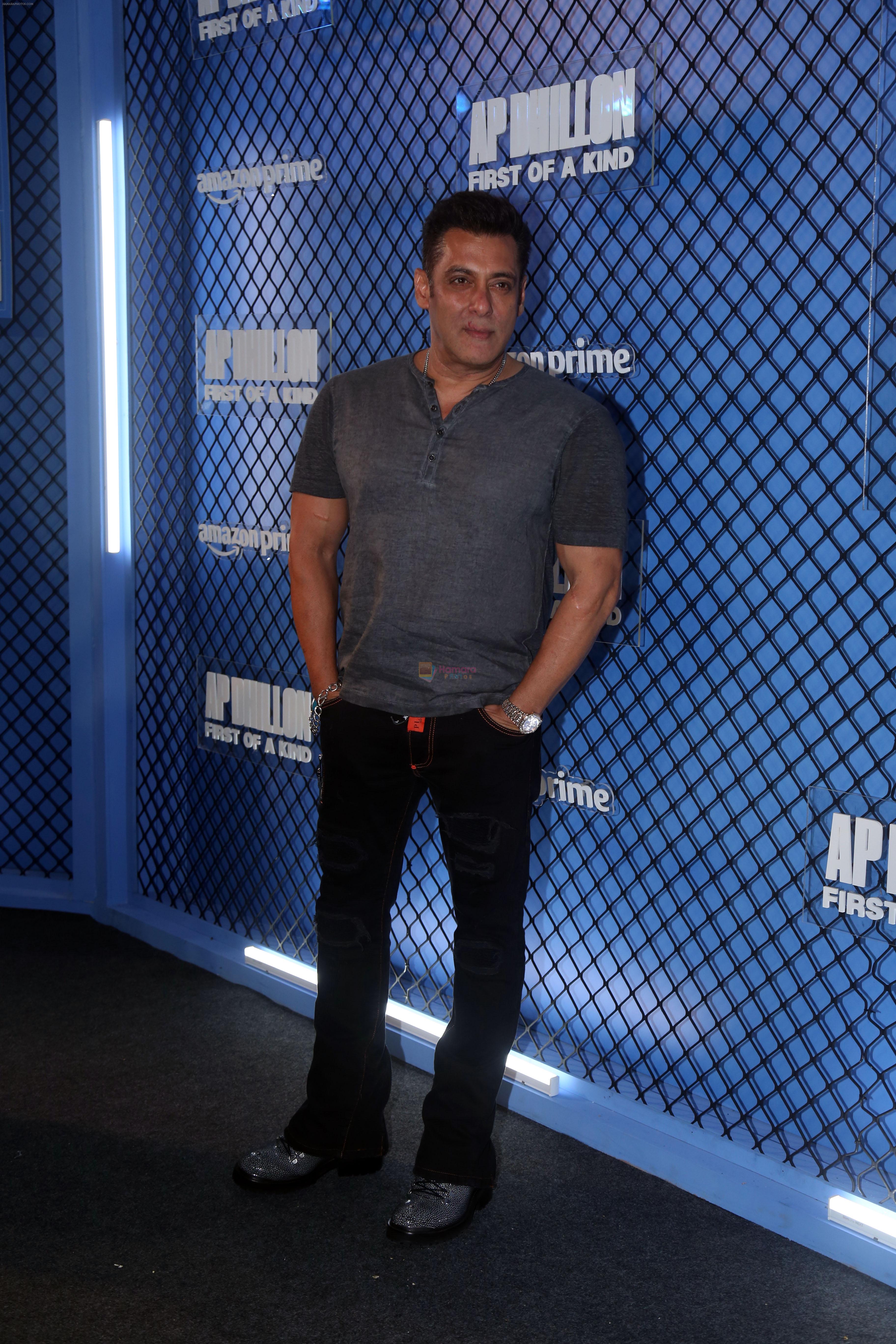 Salman Khan at the premiere of Docuseries AP Dhillon- First Of A Kind ...