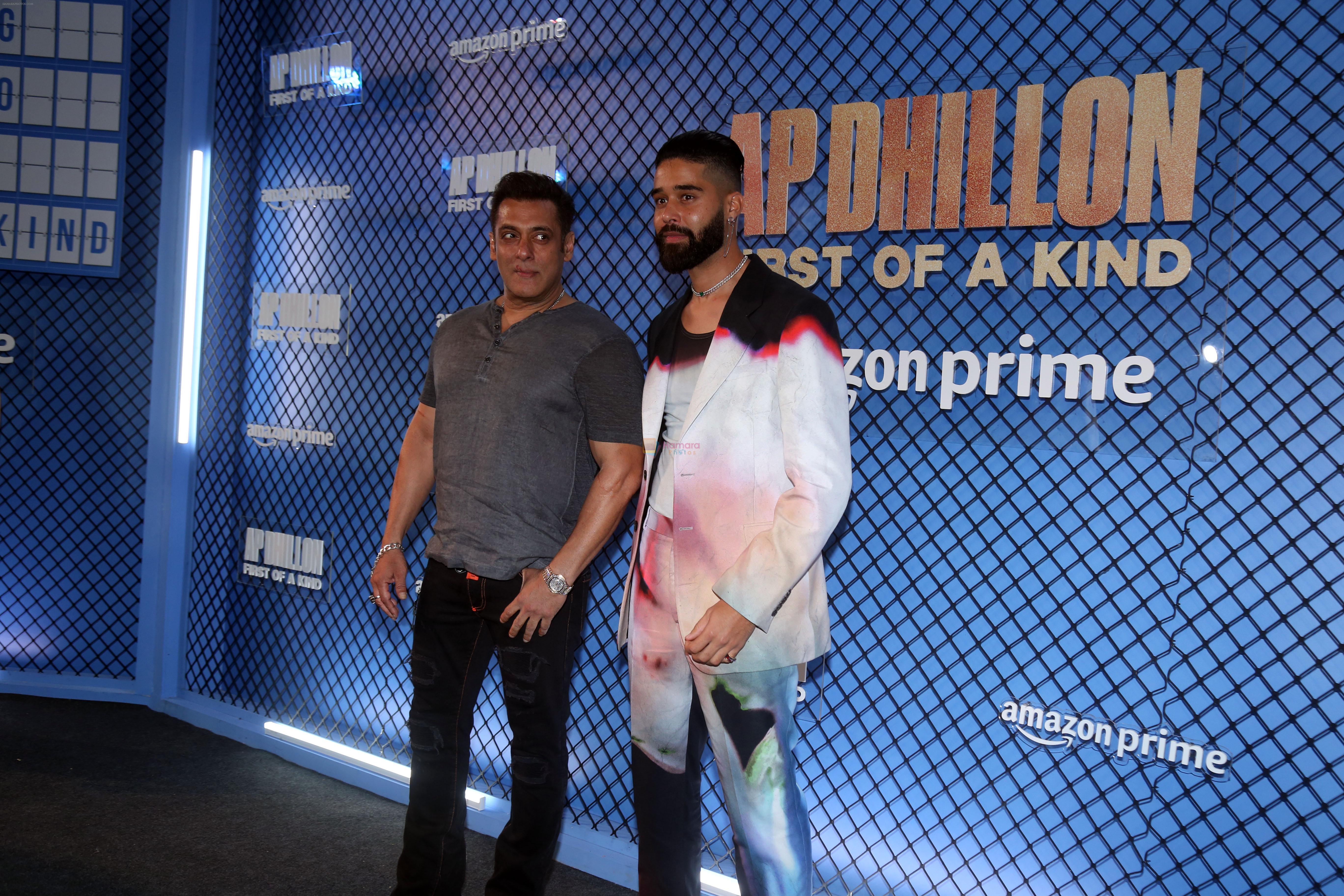 AP Dhillon, Salman Khan at the premiere of Docuseries AP Dhillon- First ...