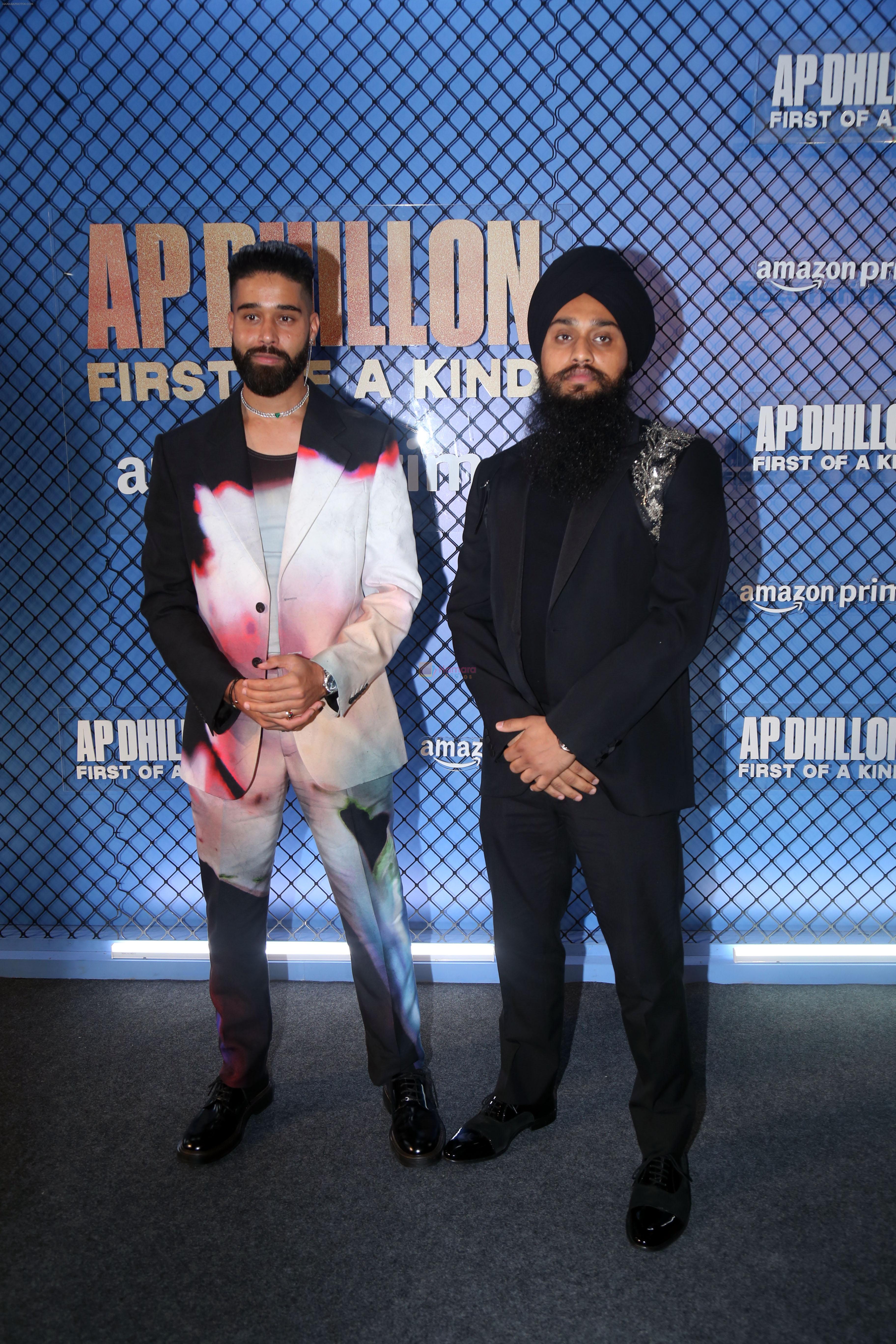 AP Dhillon, Shinda Kahlon at the premiere of Docuseries AP Dhillon ...