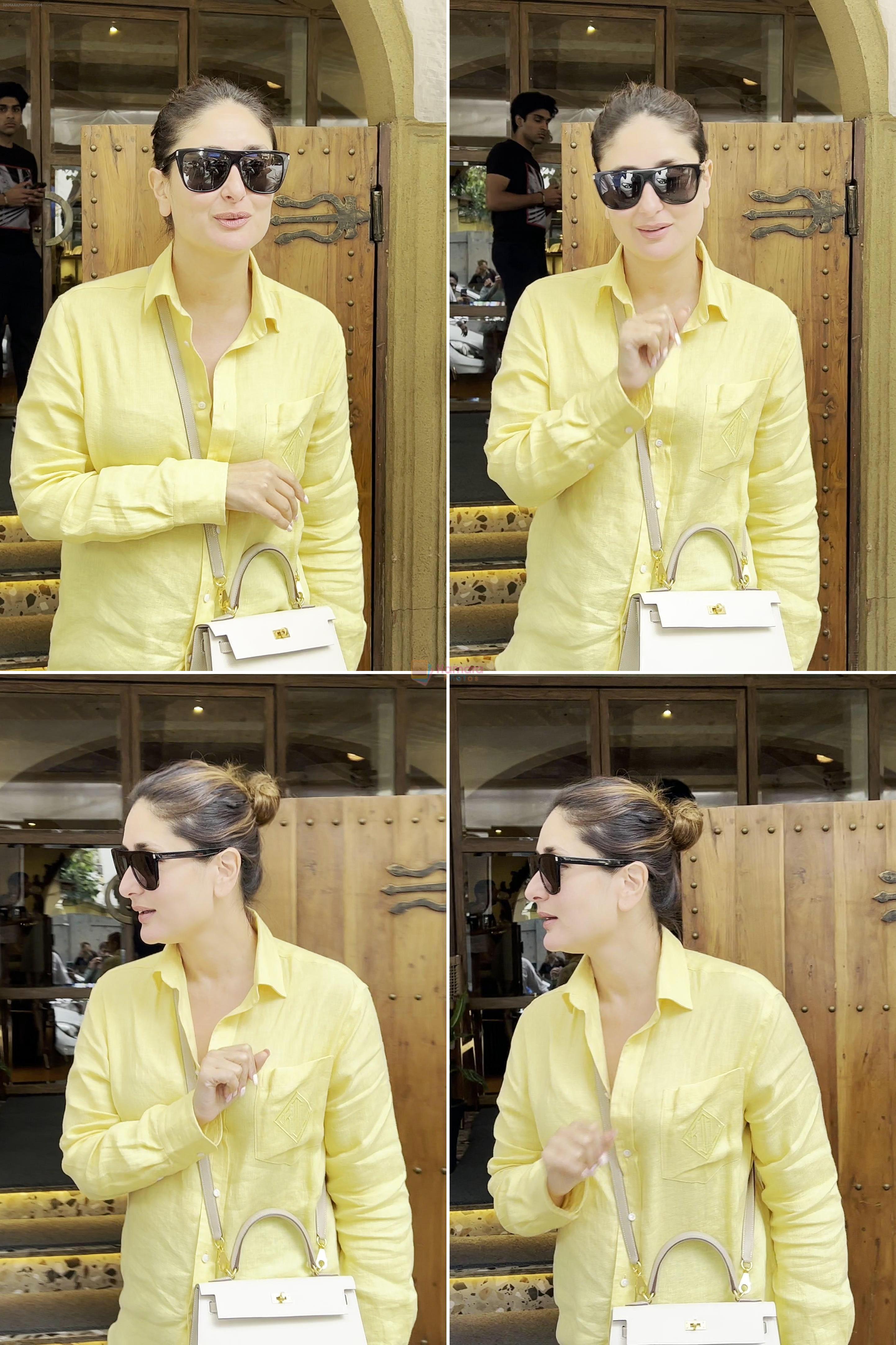 Kareena Kapoor spotted at La Loca Maria Restaurant in Bandra on 20th ...