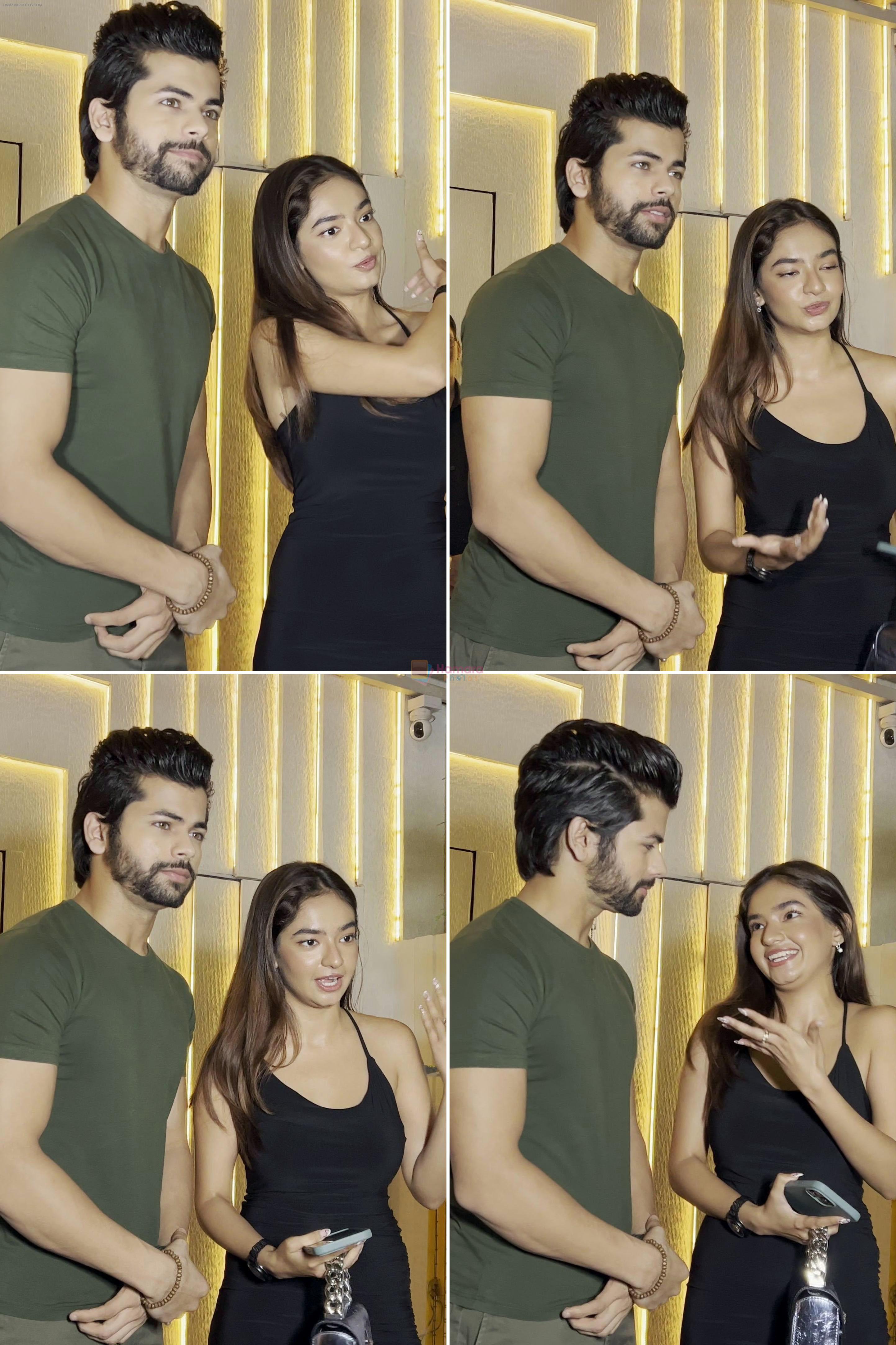 Anushka Sen and Siddharth Nigam spotted at Akina Bandra on 20th August ...