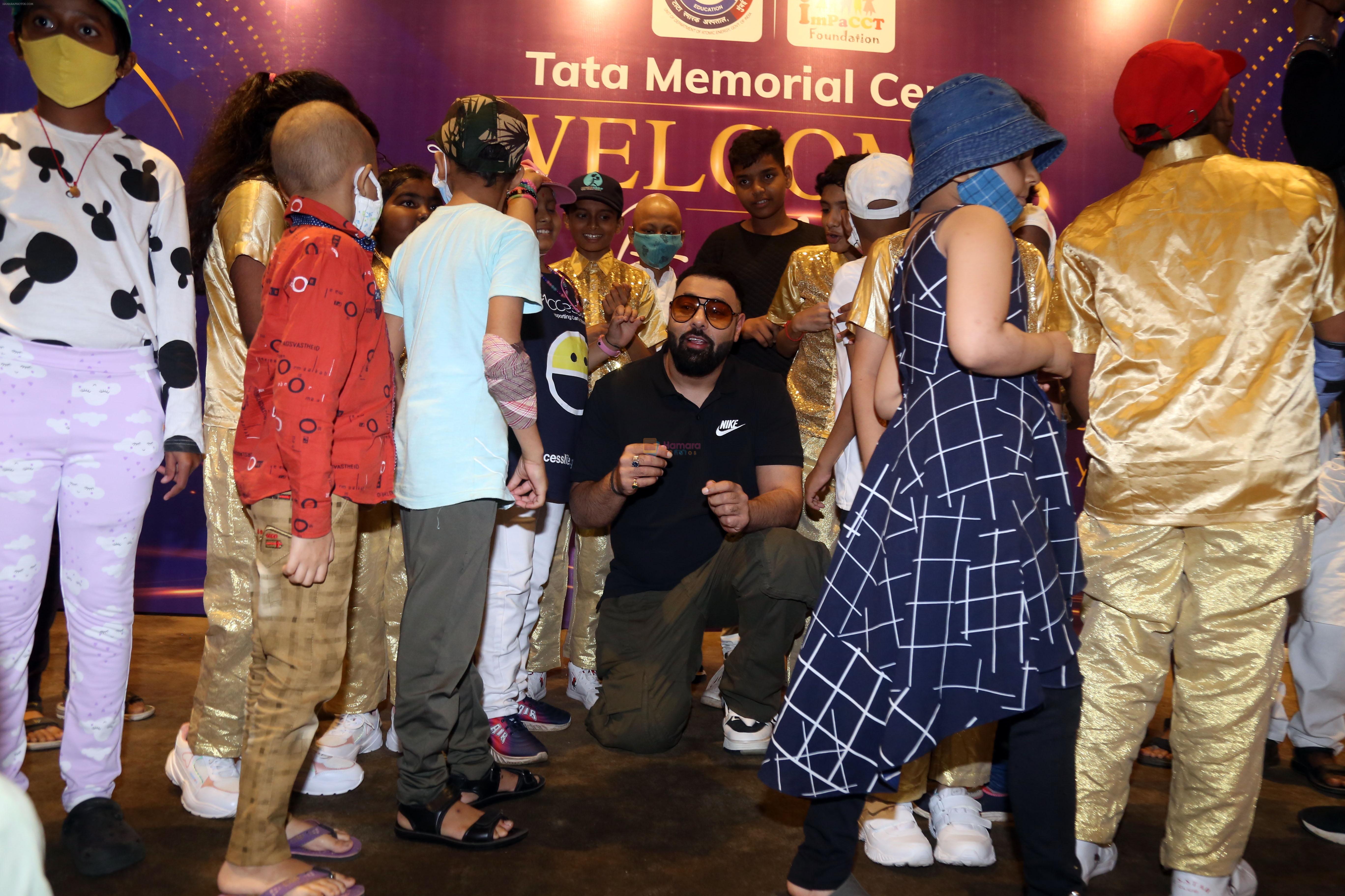 Rapper Badshah performs for children at the The Tata Memorial Hospital ...