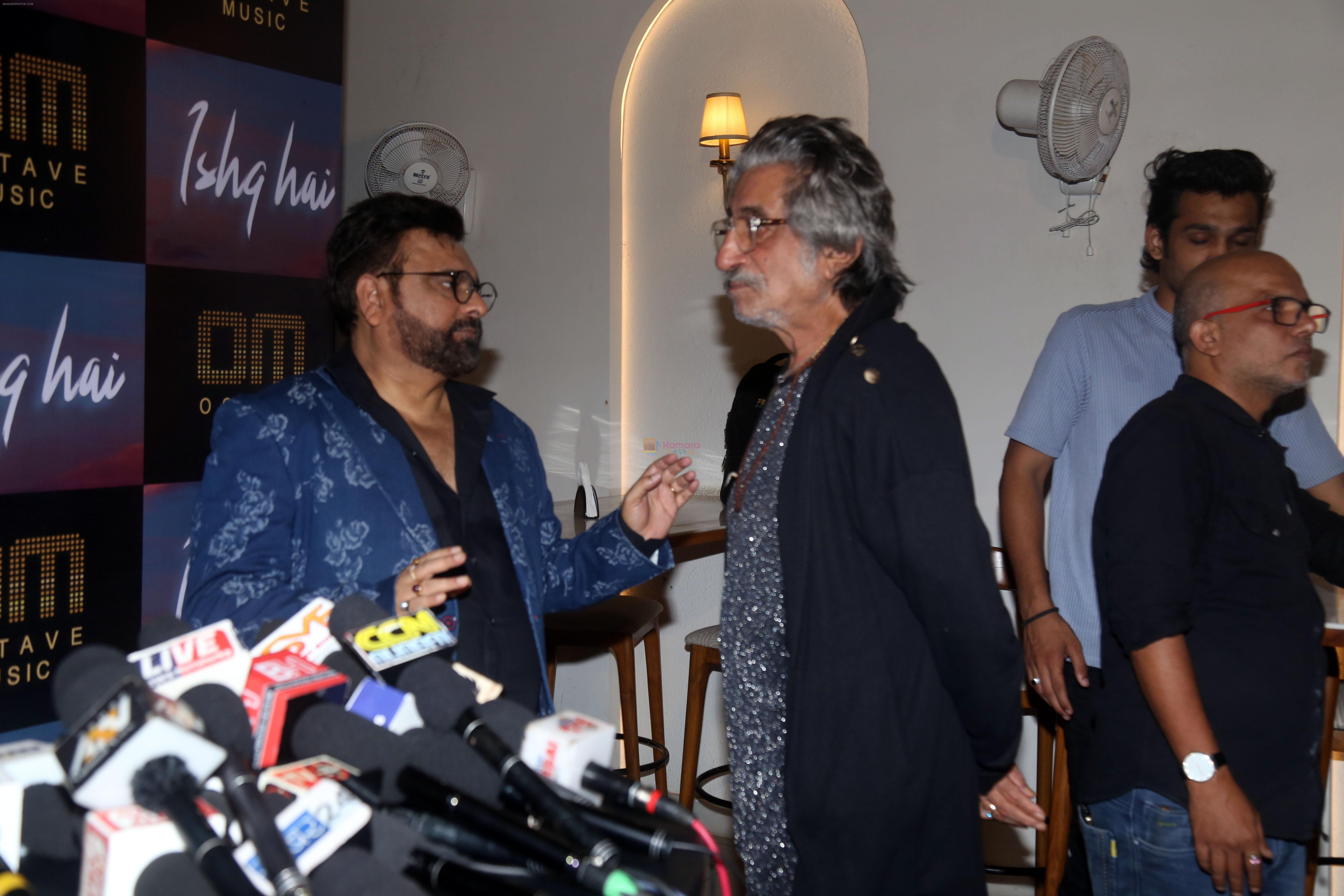 Neeraj Mishra, Shakti Kapoor at the Launch of Octave Music and Ishq Hai ...