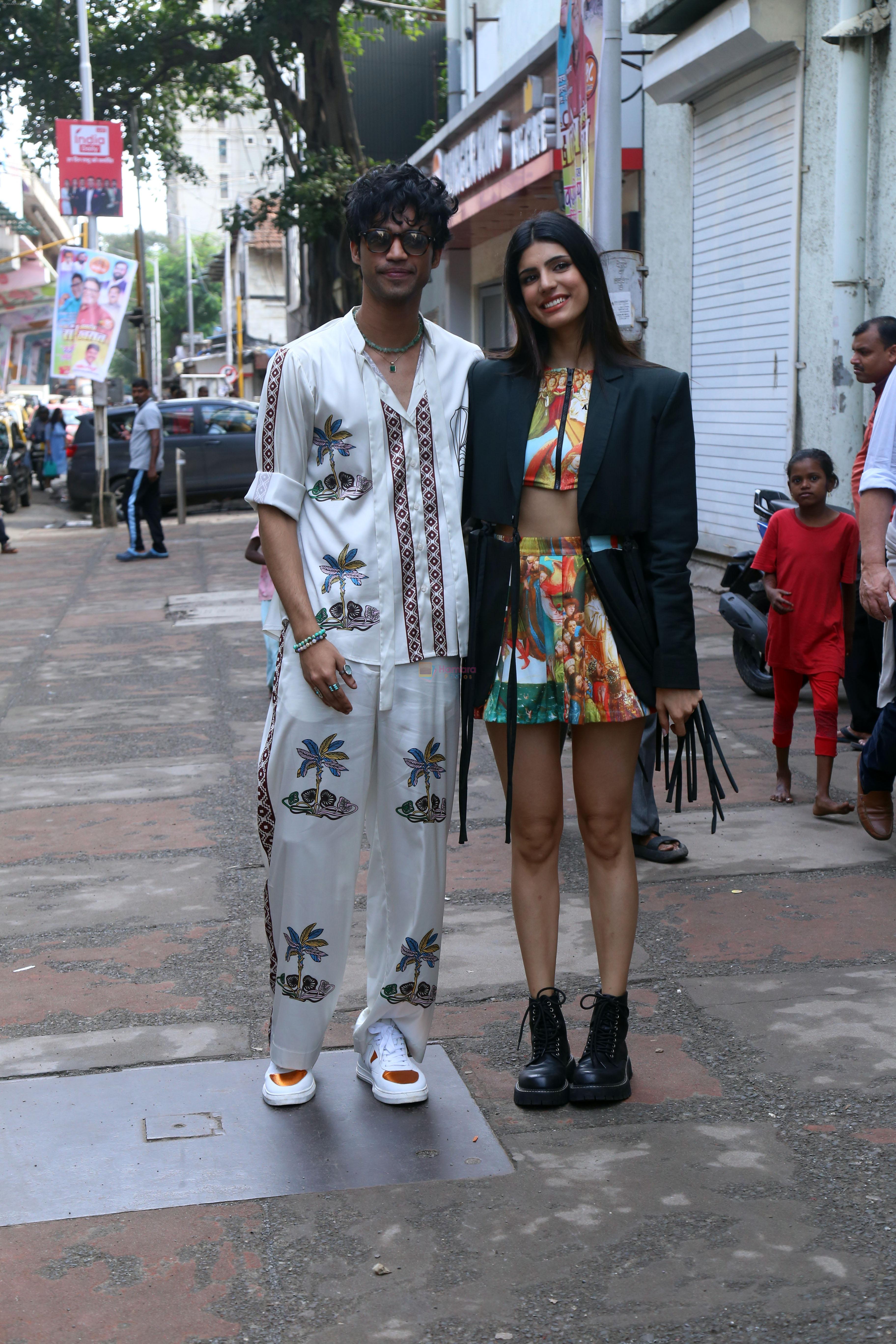 Babil Khan, Medha Rana Pose to promote film Friday Night Plan at Radio ...