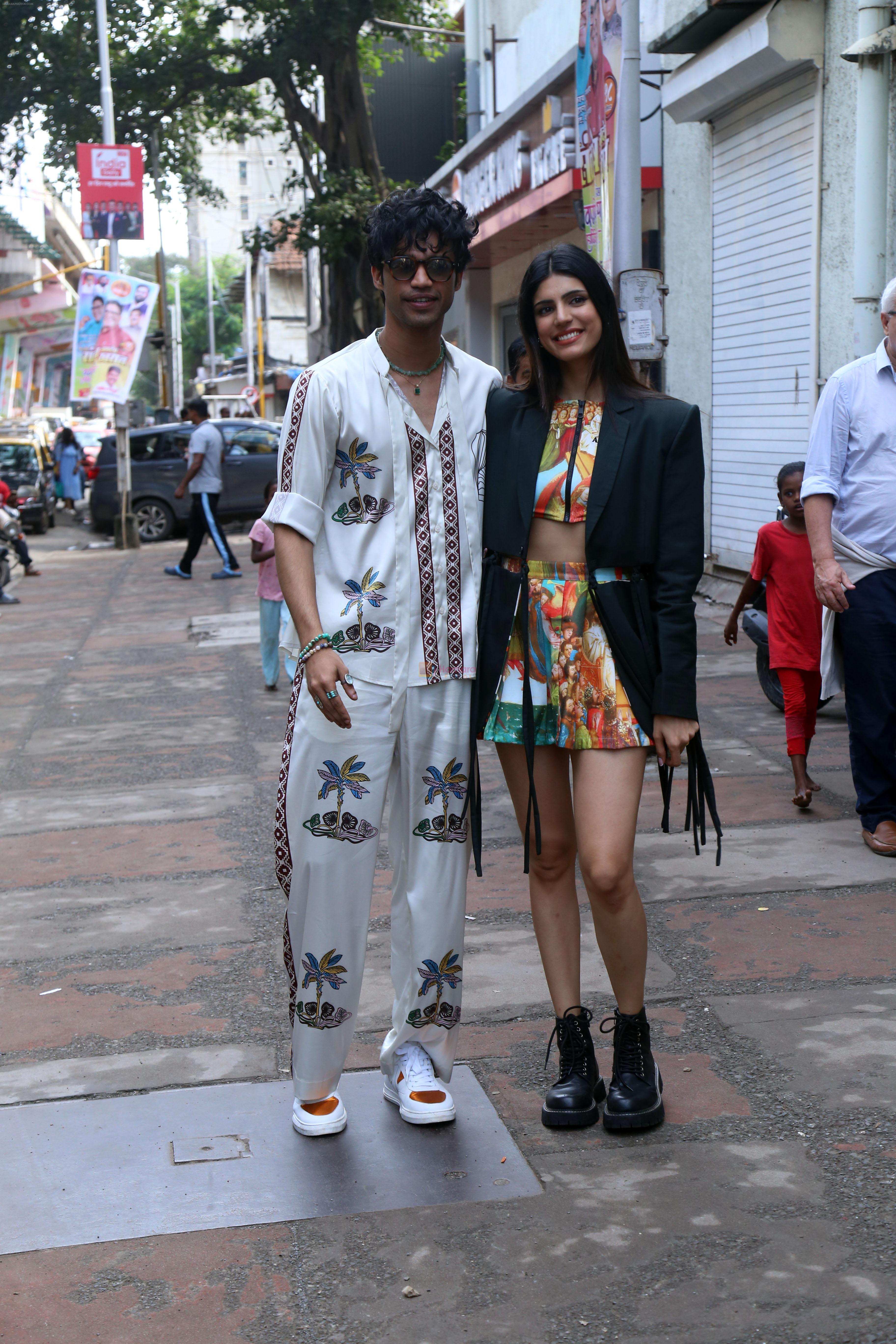 Babil Khan, Medha Rana Pose to promote film Friday Night Plan at Radio ...