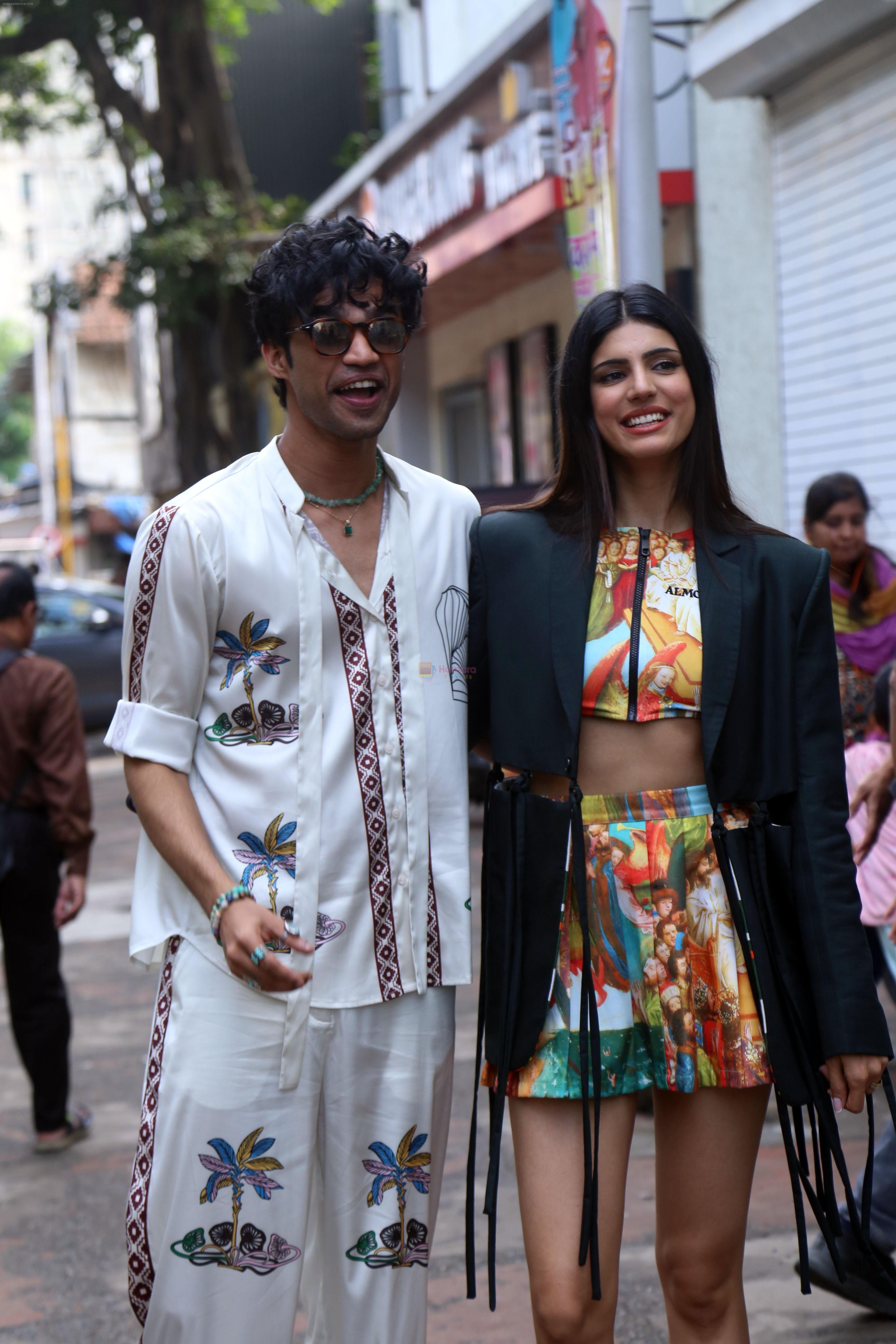 Babil Khan, Medha Rana Pose to promote film Friday Night Plan at Radio ...