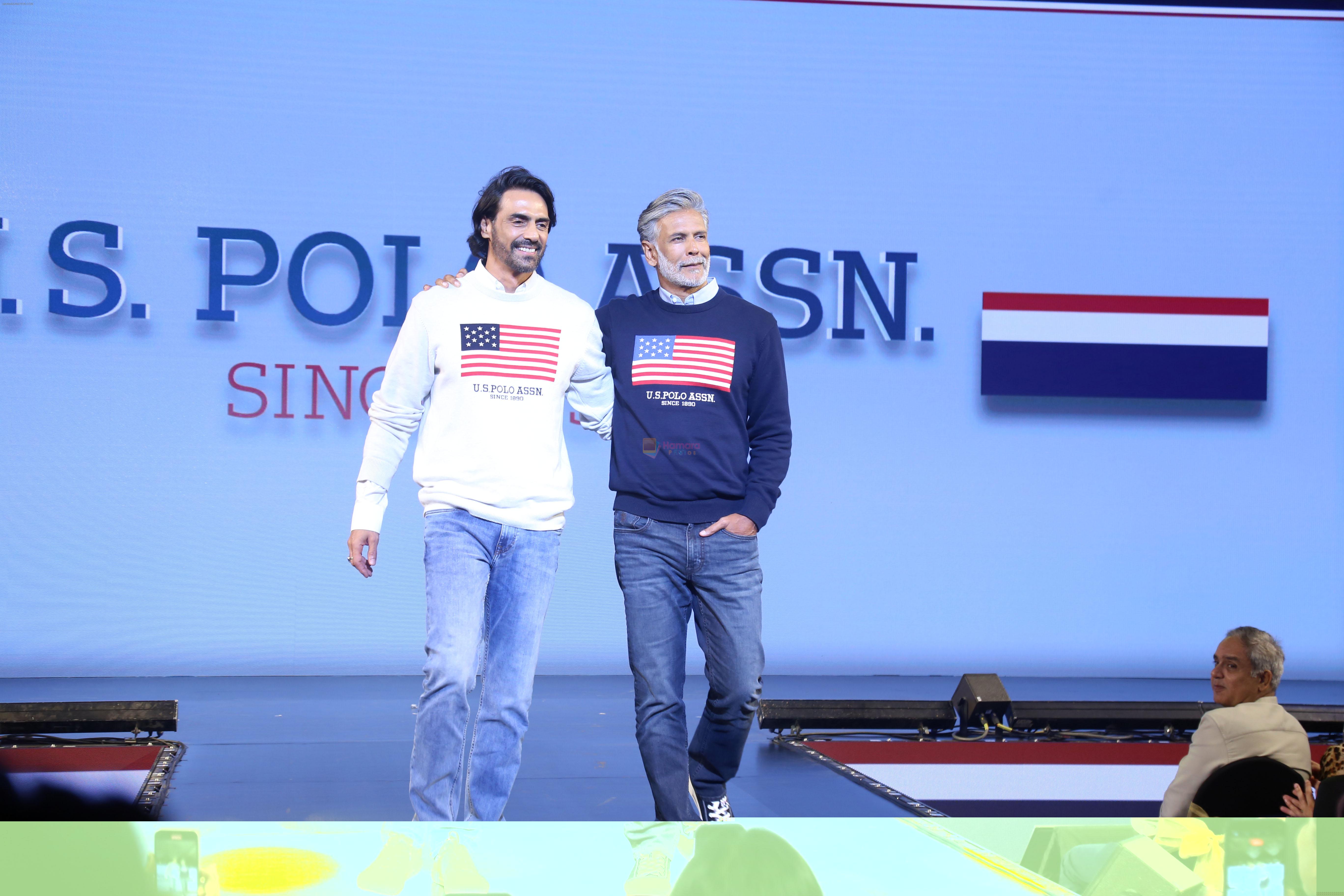 Arjun Rampal, Milind Soman at the U.S.Polo Grand celebration and ...