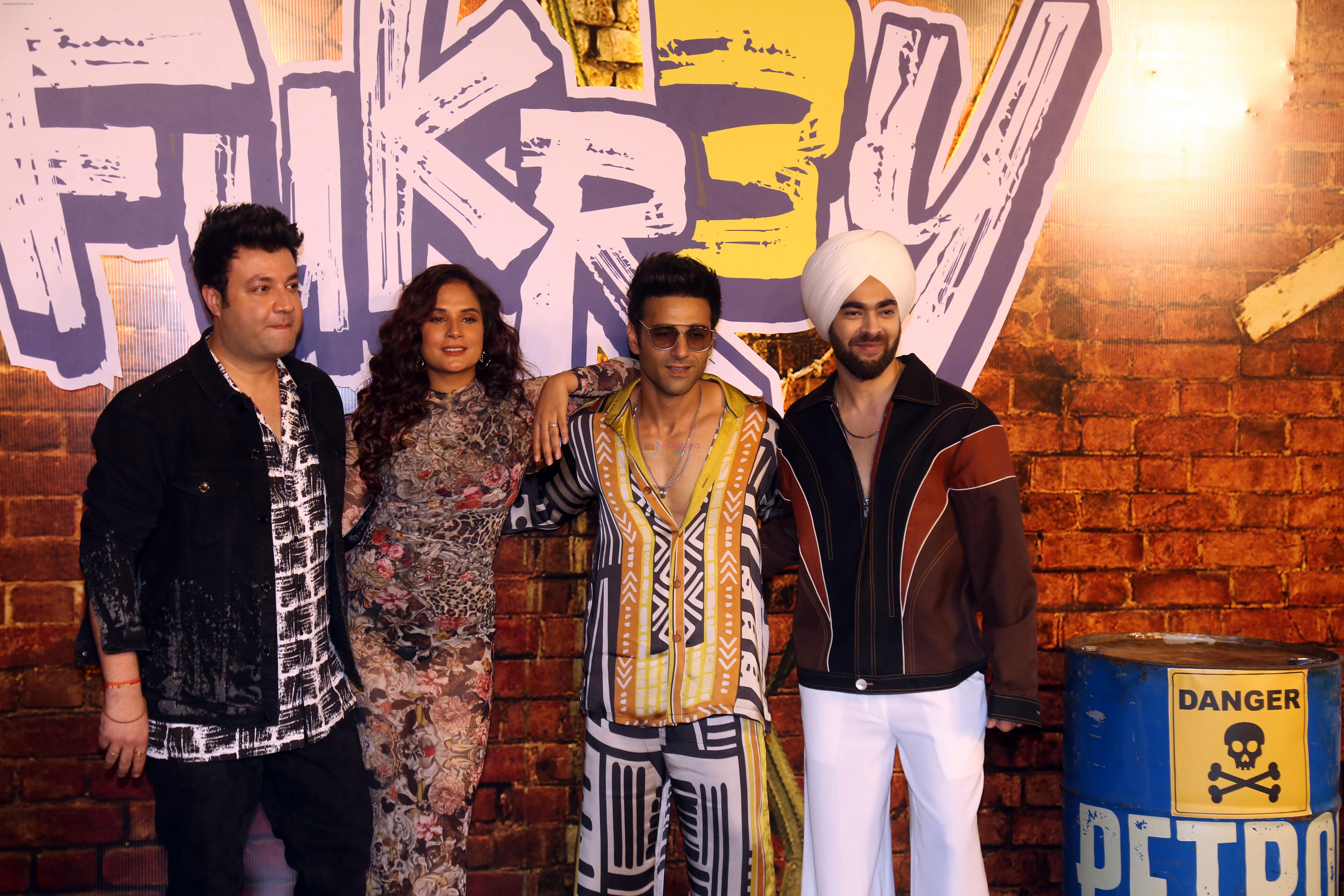 Manjot Singh, Pulkit Samrat, Richa Chadha, Varun Sharma at Fukrey 3 ...