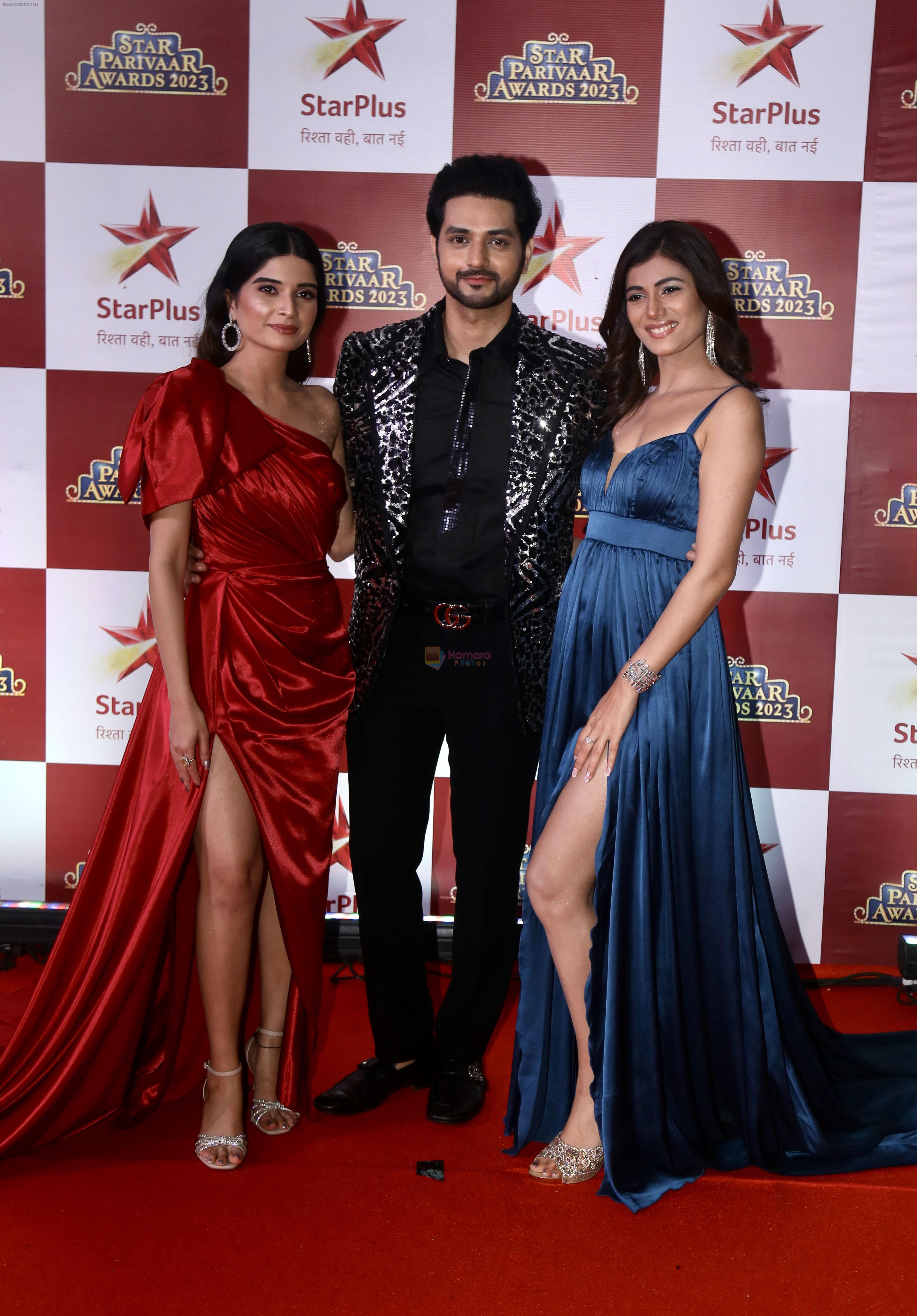 Bhavika Sharma, Shakti Arora, Sumit Singh at the Star Parivaar Awards ...